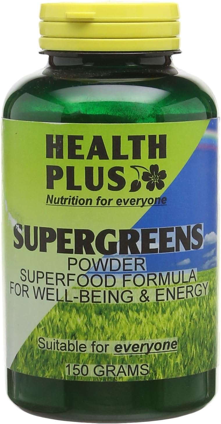 Health Plus SuperGreens Powder : Superfood General Health & Well-Being ...