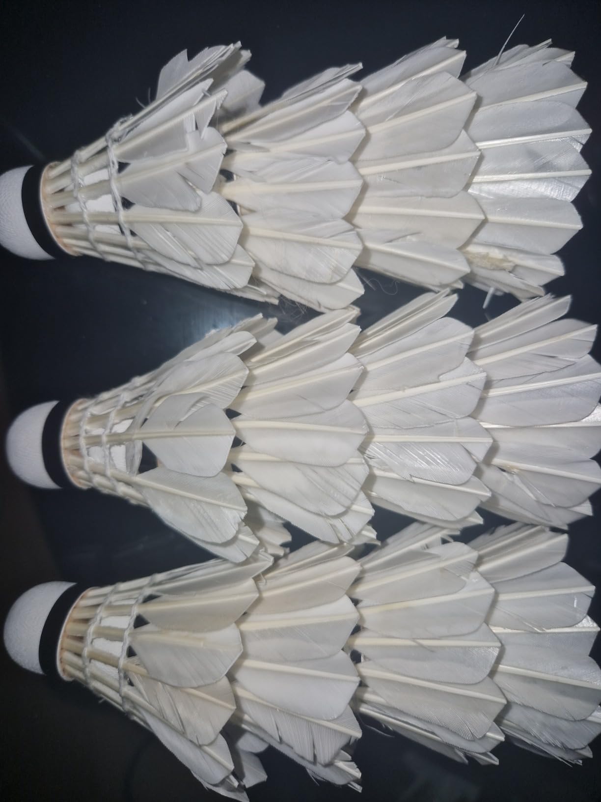 BiaJiBiaJi Shuttlecocks Badminton Feather Outdoor 12Pcs White Duck ...