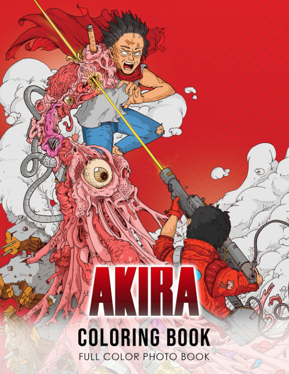 Akira Coloring Book Favorite Japanese Anime Cyberpunk Illustration ...