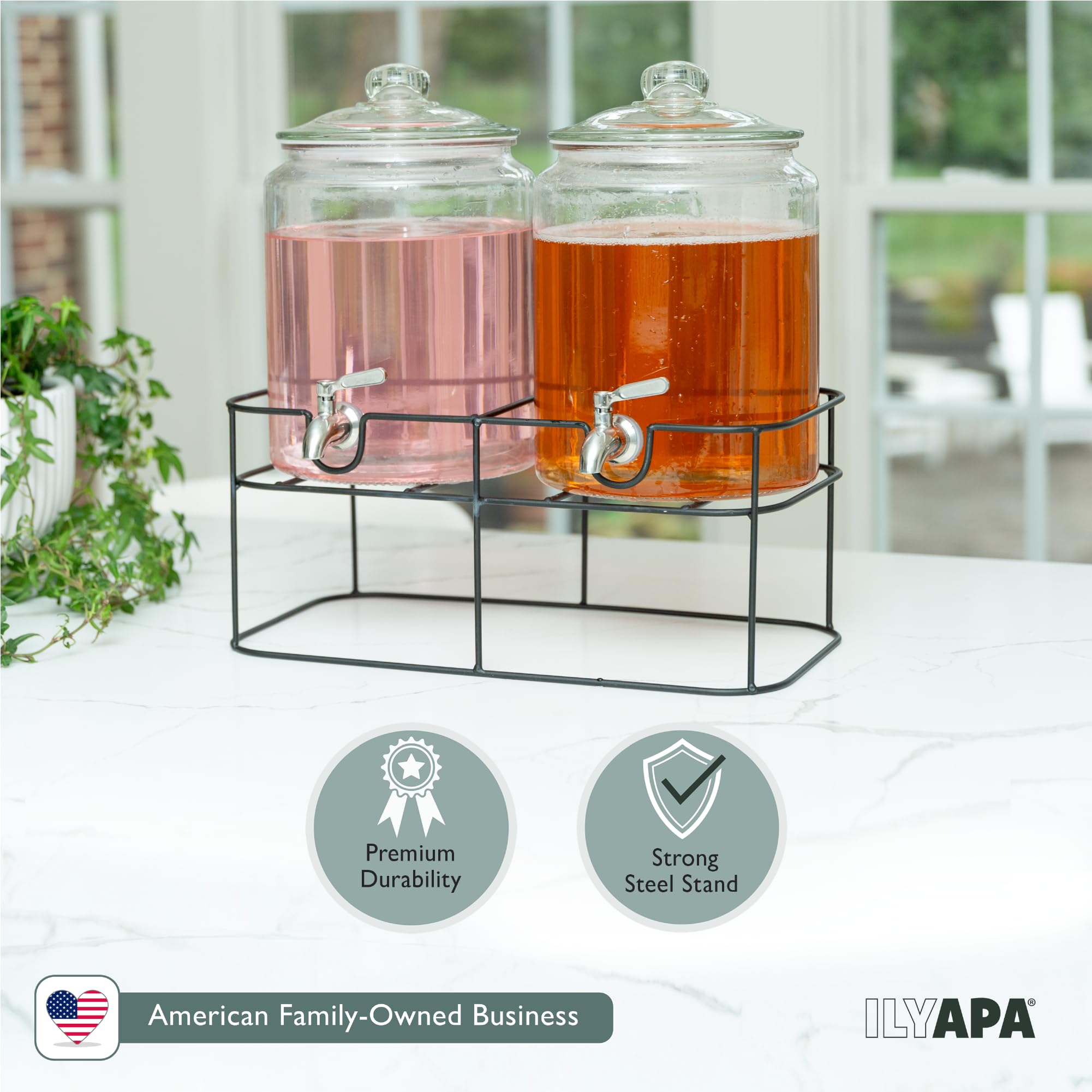 Snapklik.com : Ilyapa 2 Gallon Drink Dispenser Stand - Base Only - For ...