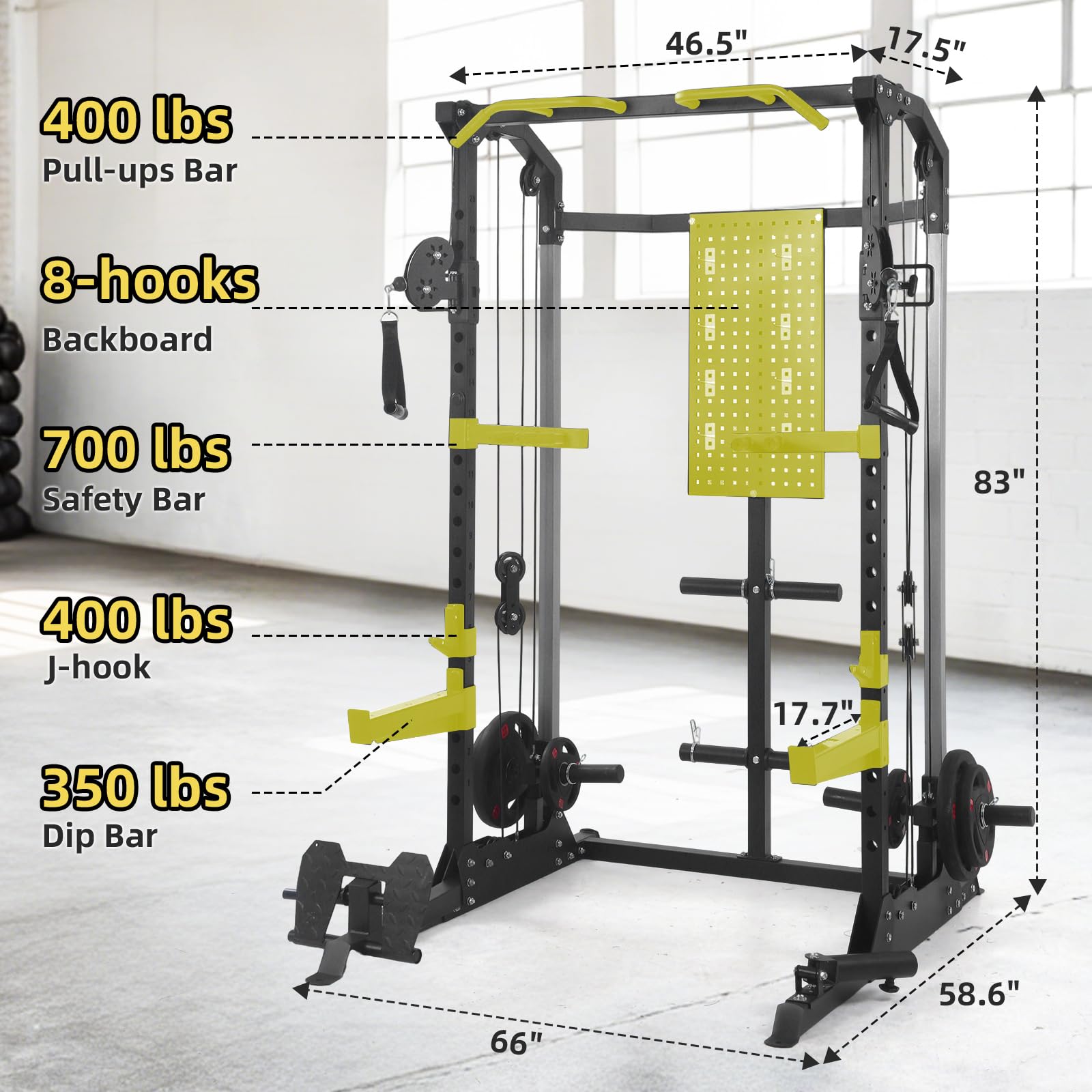 Snapklik.com : Multi-Function Power Cage, Power Rack