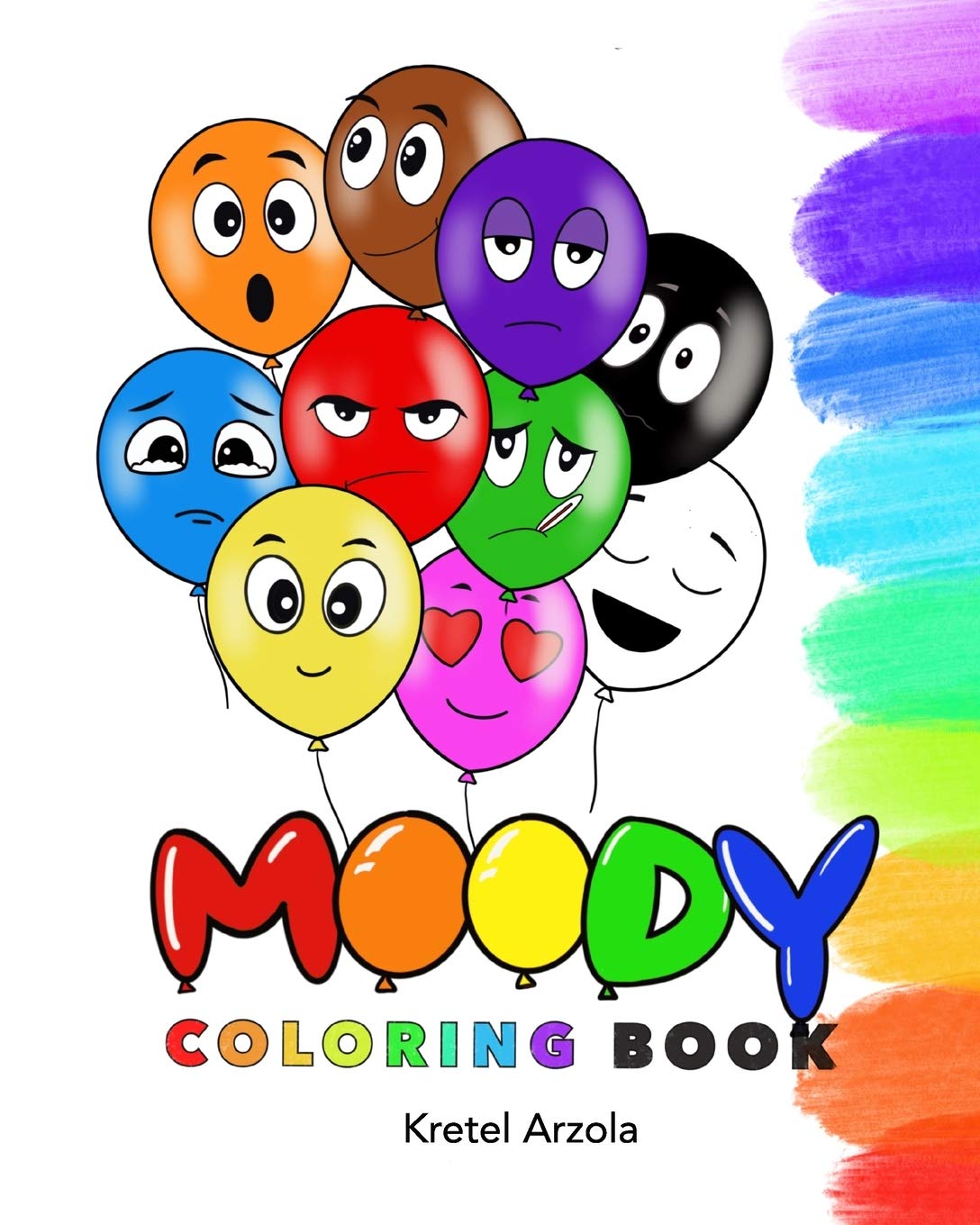 Moody: Coloring Book: Feelings and Emotions Coloring Book | Ages 1 - 5 ...