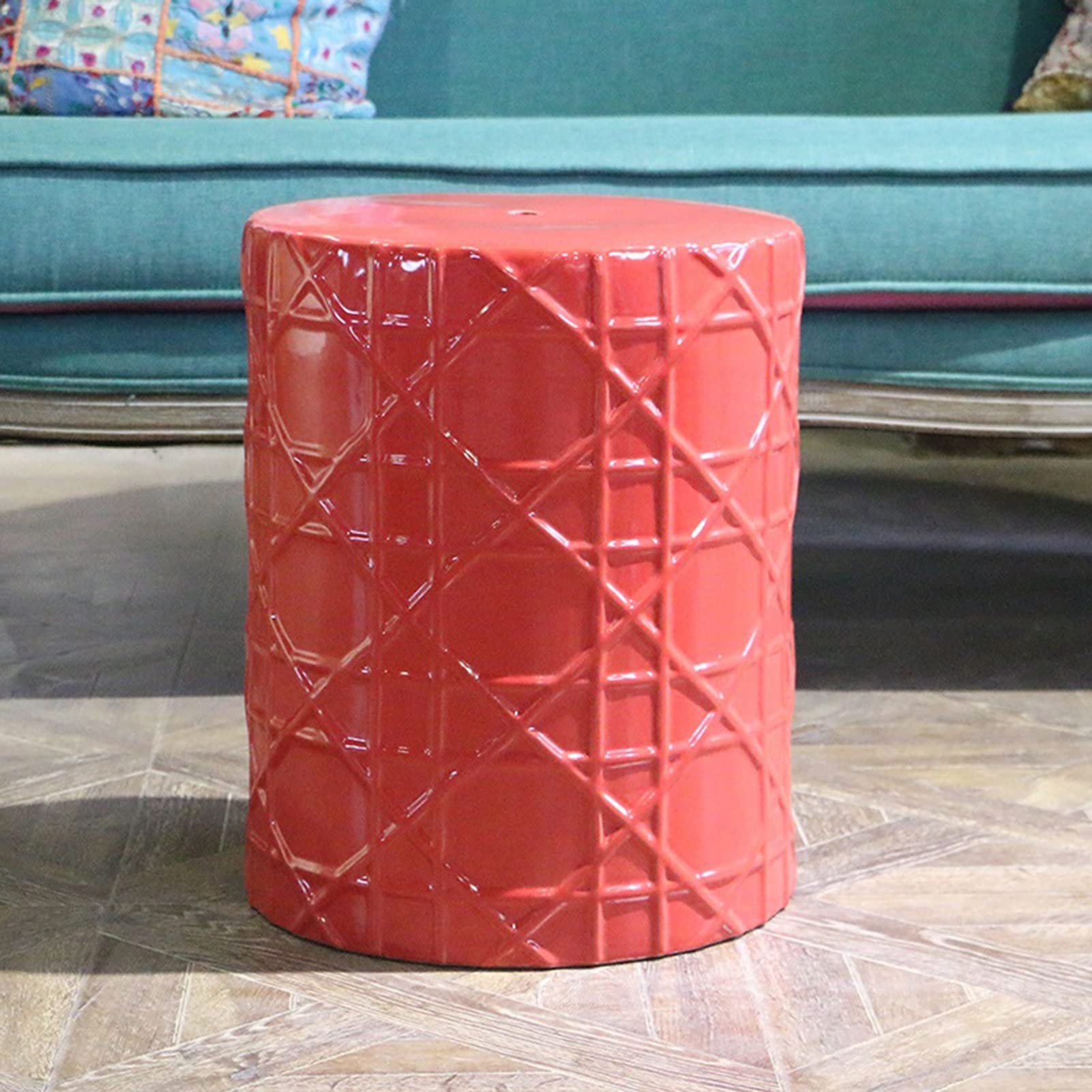 Blood Red Ceramic Garden Seats Red Garden Seating And Garden Furniture