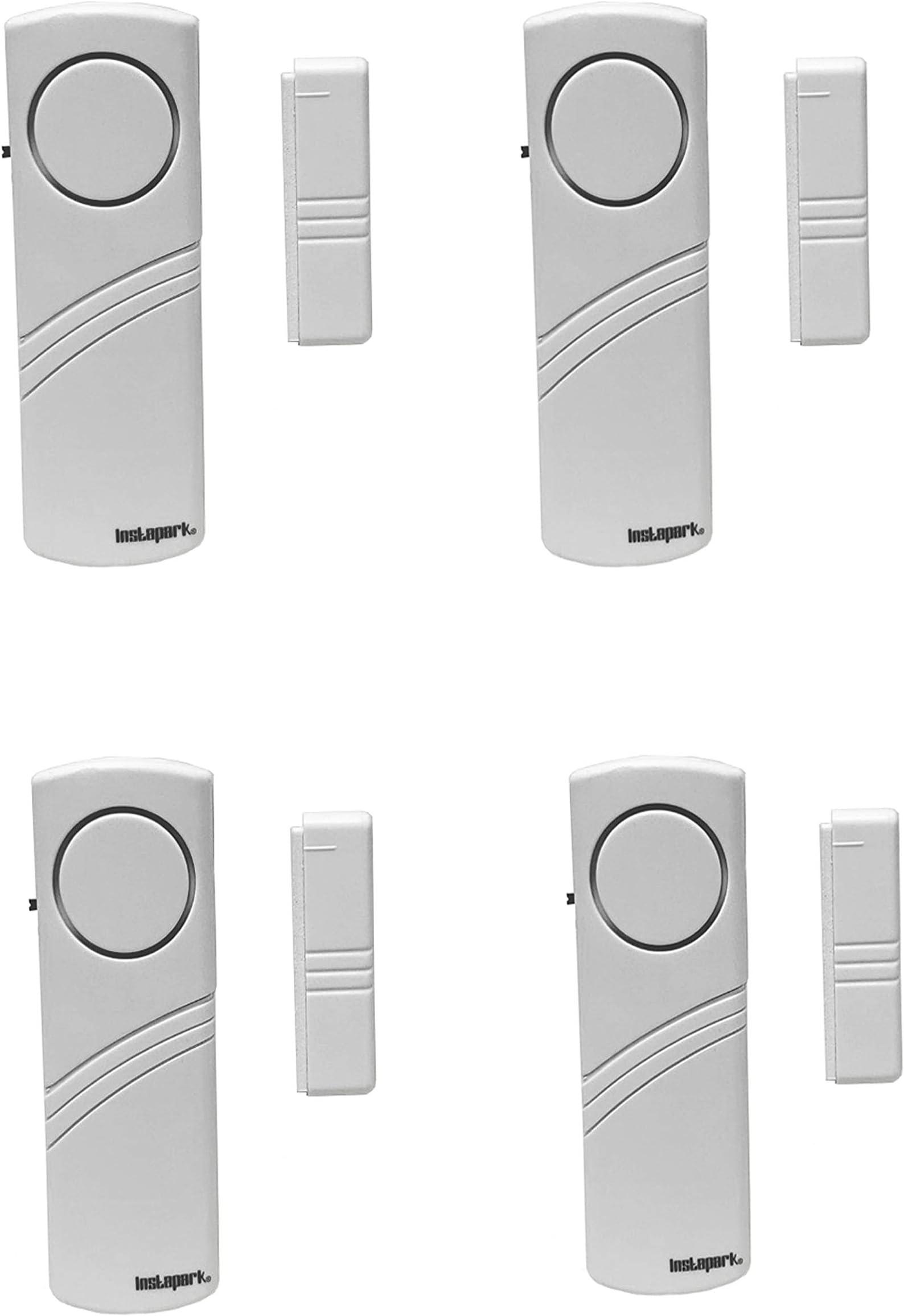 Amazon.com : Instapark IN03C Home Security Window Door Magnetic Sensor Alarm, 4-Pack : Electronics