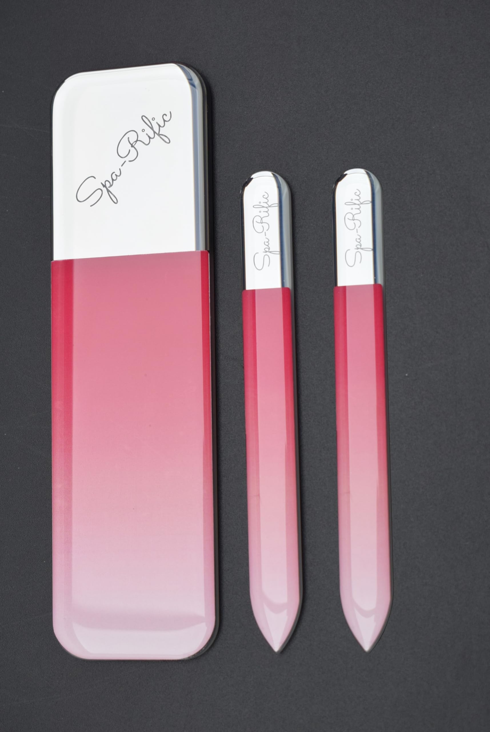 Amazon.com : Spa-Rific 4pc Nano File Set: Professional Heavy Duty Glass ...