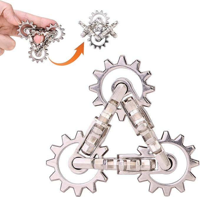 Amazon.com: Fidget Toys for Adults, Metal Never Ending Flippy Fidget ...