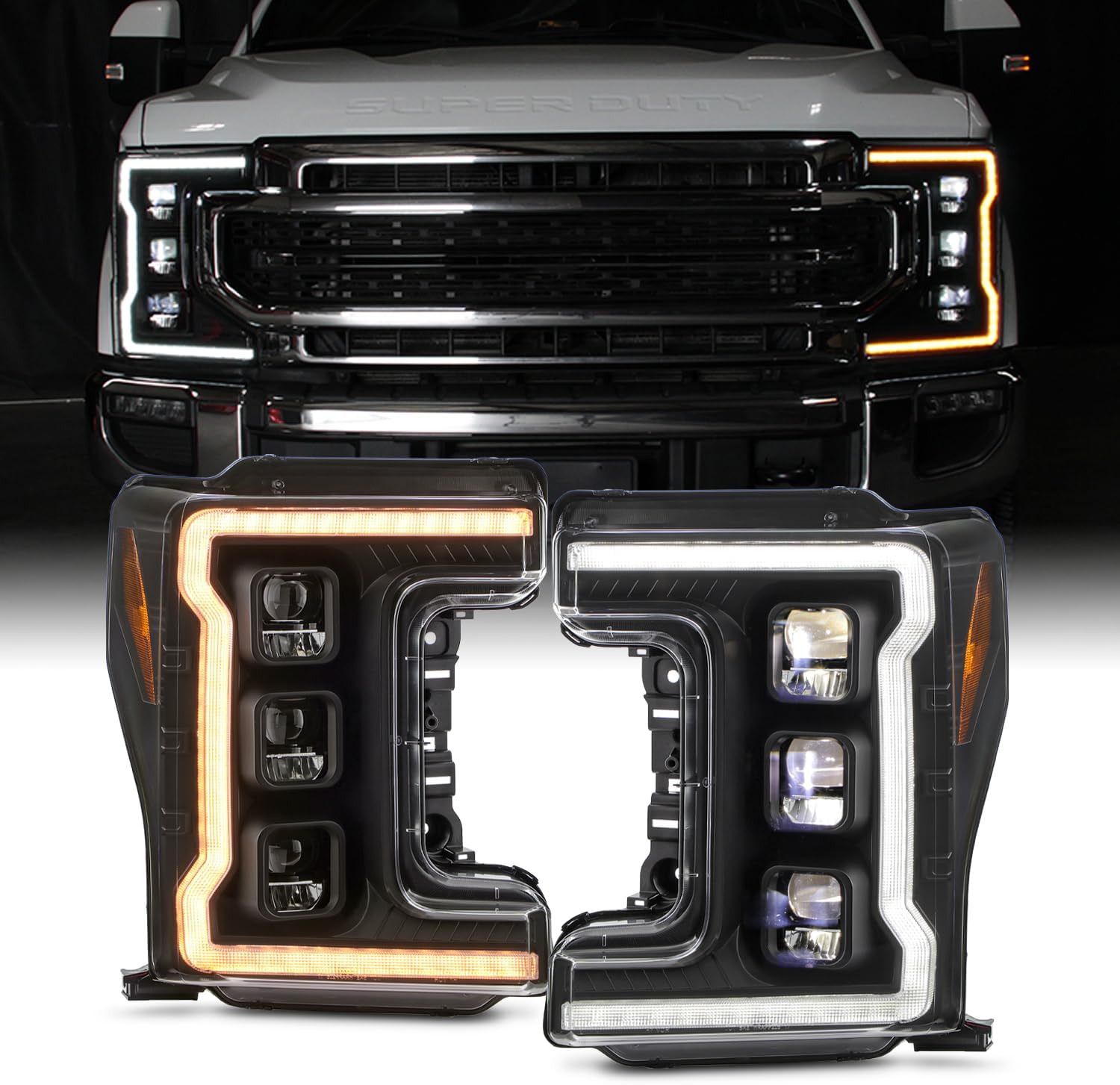 Amazon.com: AKKON - Fit 2017 2018 2019 Ford F-250|F-350|F450 Super Duty ...