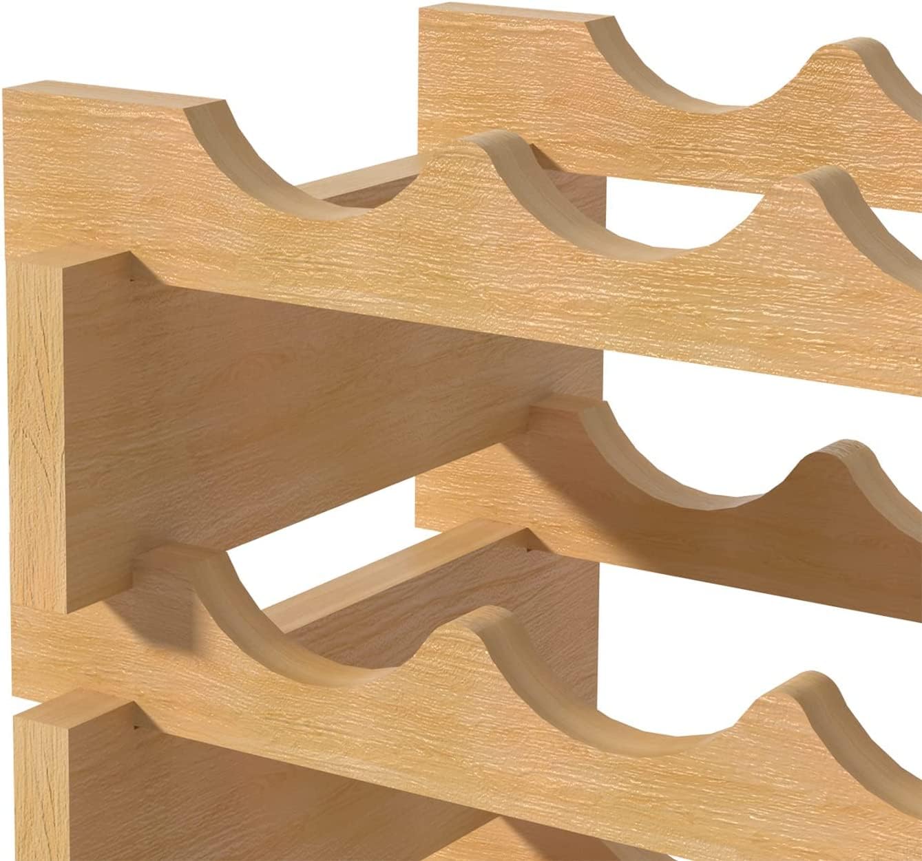 Snapklik.com : Sogesfurniture Wine Rack Stackable Modular Small Wine ...