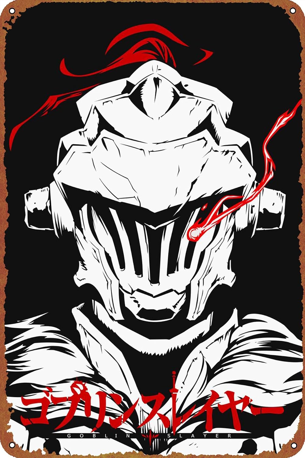 Amazon.com : KIVYYB Goblin Slayer Anime Manga Poster Retro Metal Tin ...