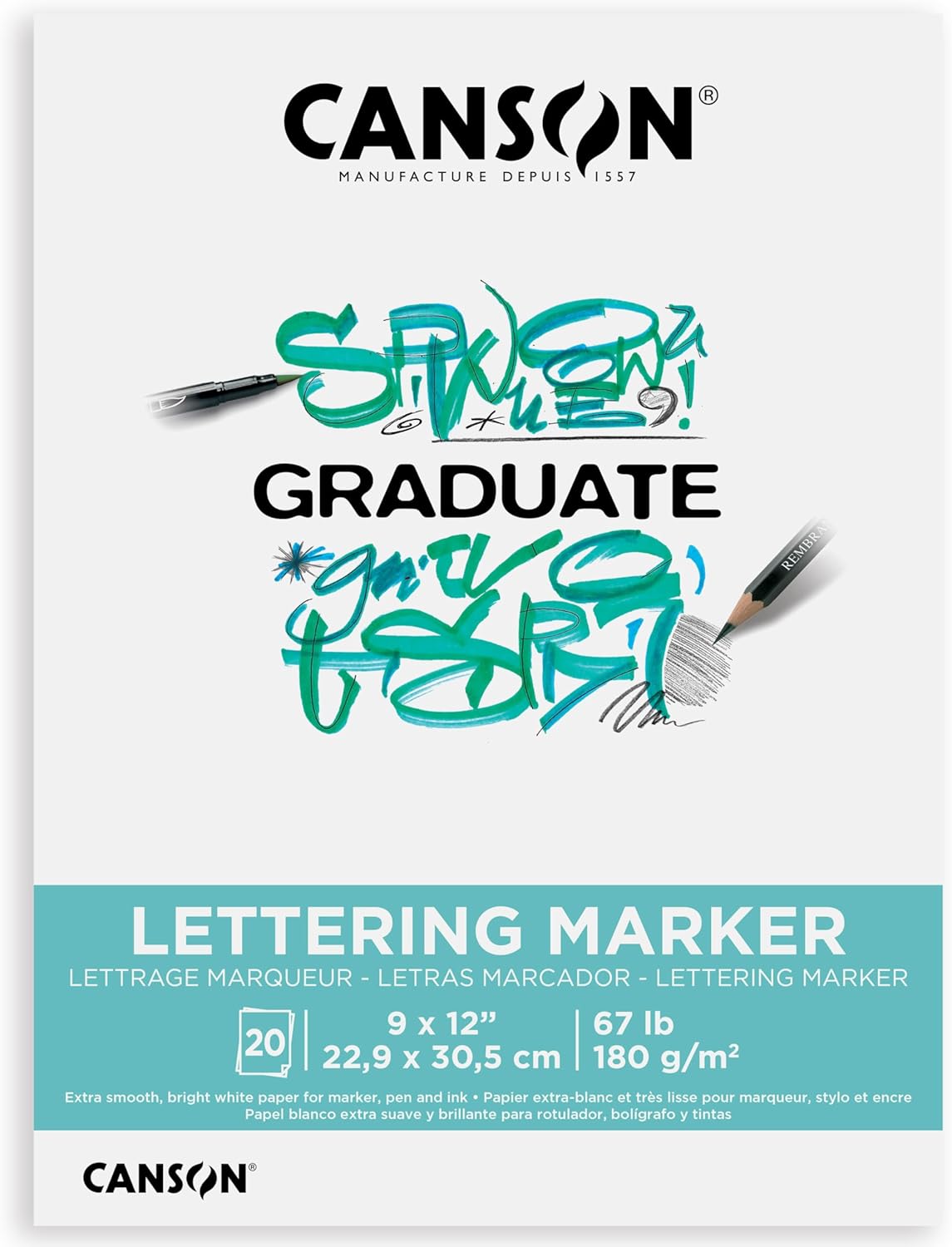 Amazon.com: Canson Graduate Paper Pad, White : Arts, Crafts & Sewing