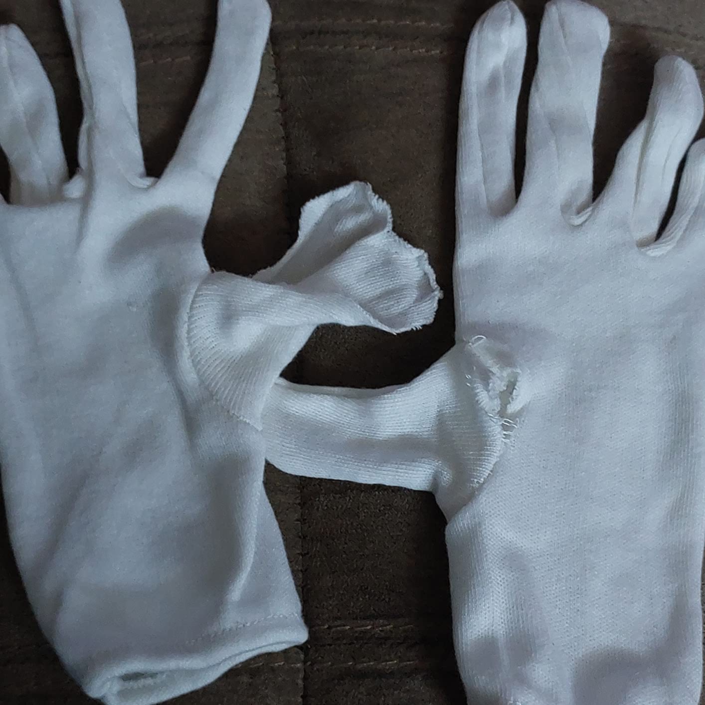 Kuber Industries Cotton 2 Piece Hand Gloves Set - White : Amazon.in ...