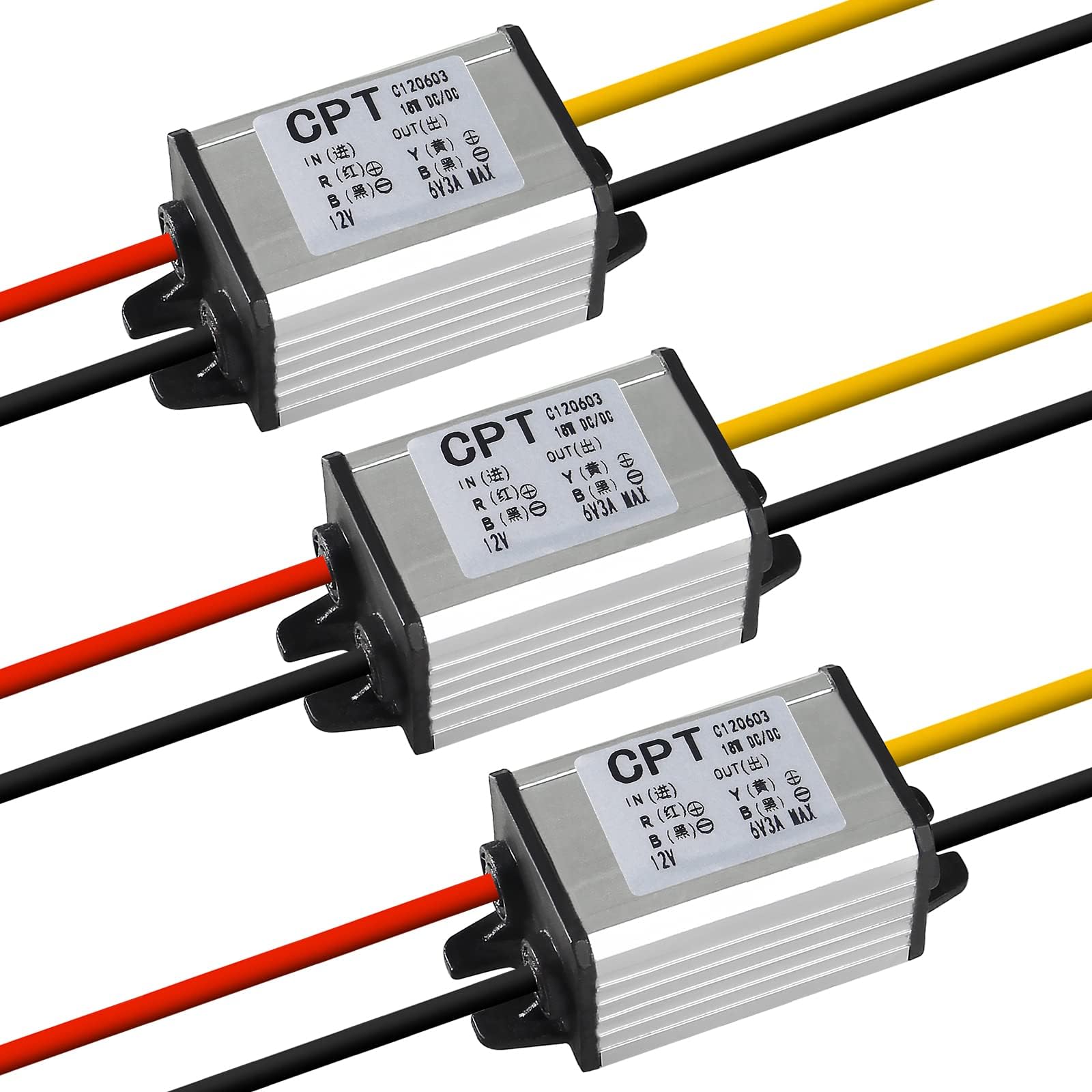 Amazon.com: Diitao 3PCS Buck Converter 12V to 5V Power Converter Car ...