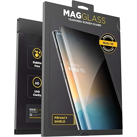 Amazon.com: [2 Pack] Note 10 Plus Privacy Screen Protector, Anti-Spy ...