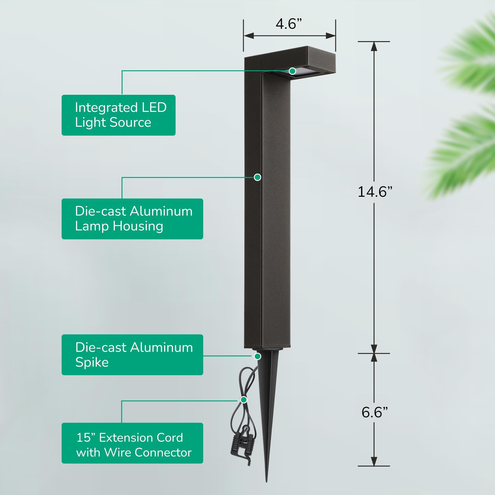 Snapklik.com : EDISHINE Low Voltage Pathway Lights Wired, 3000K 32W 50 ...