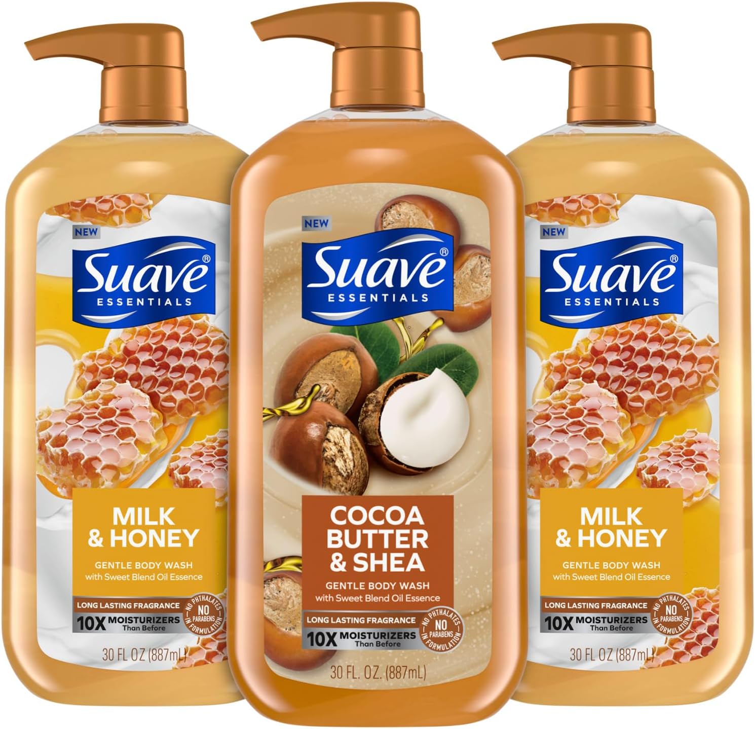 Amazon.com : Suave Moisturizing Body Wash Women, Coconut Kiss with ...