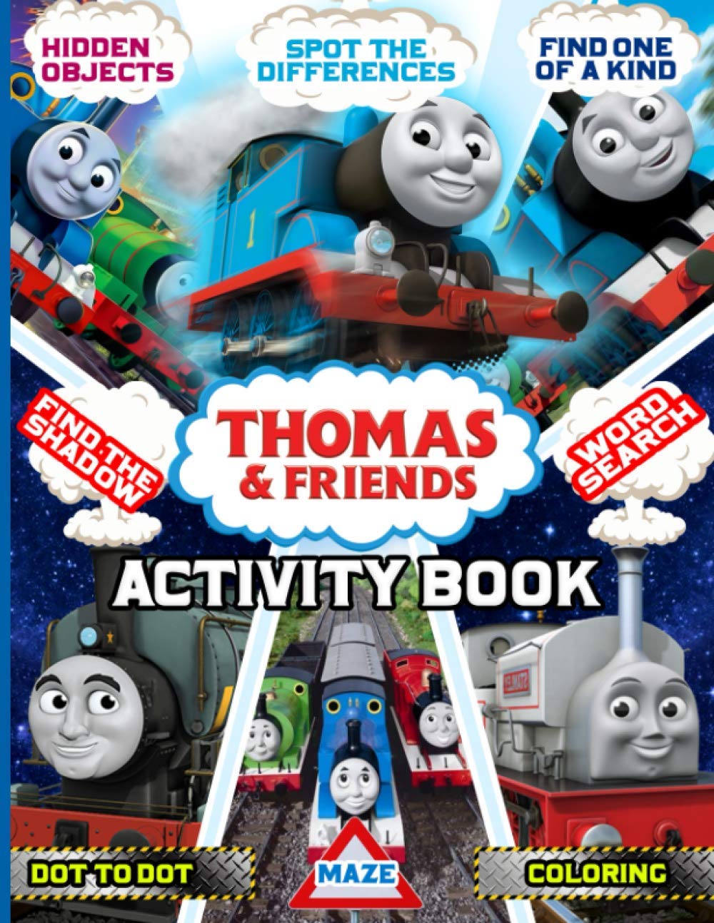 Thomas And Friends Activity Book High Quality Spot Differences Word ...