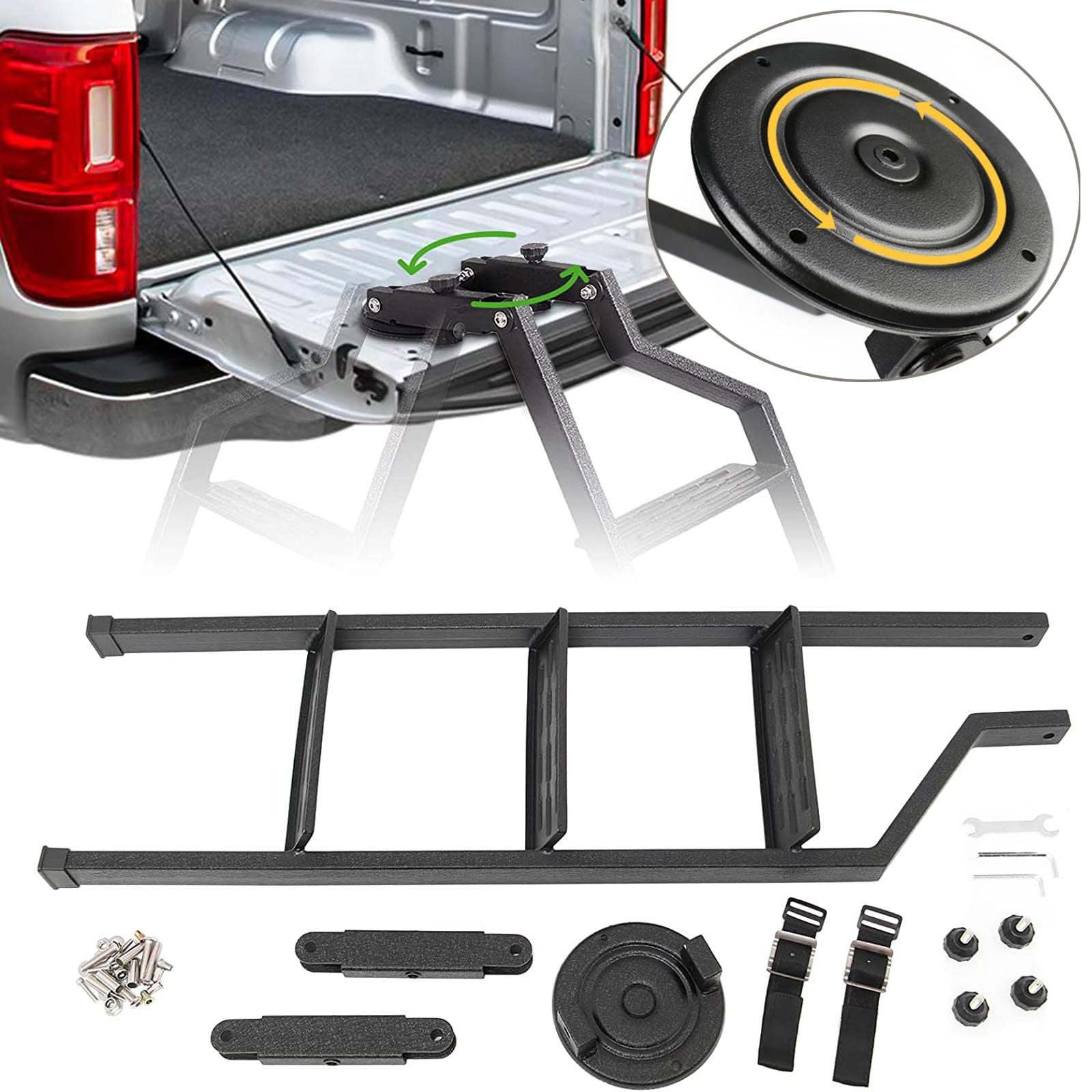 Jhchan Tailgate Ladder Fits Ford Ranger Vw Amarok And More | Desertcart ...