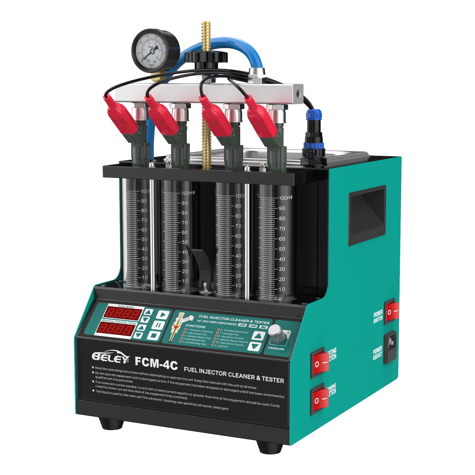 Snapklik.com : BELEY Fuel Injector Tester Automotive Ultrasonic Fuel ...