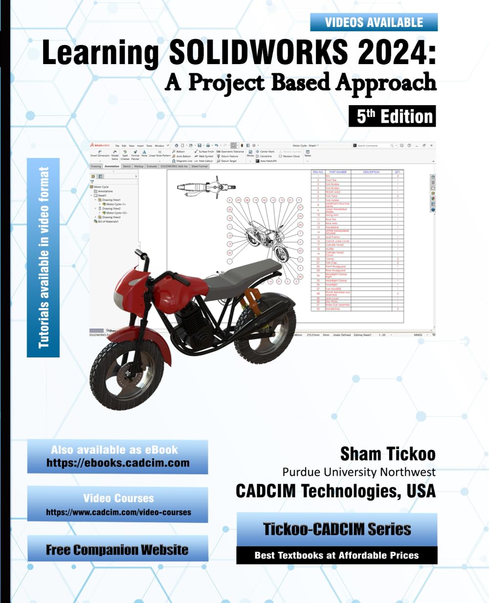 Learning SOLIDWORKS 2024: A Project Based Approach, 5th Edition: Amazon ...