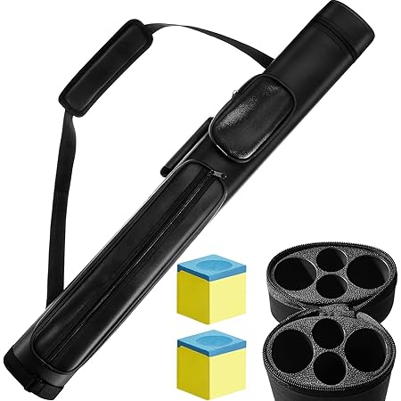 Amazon.com: HAN'S DELTA 2x3 Hard Billiard Case 2Butts 3Shafts Carry ...