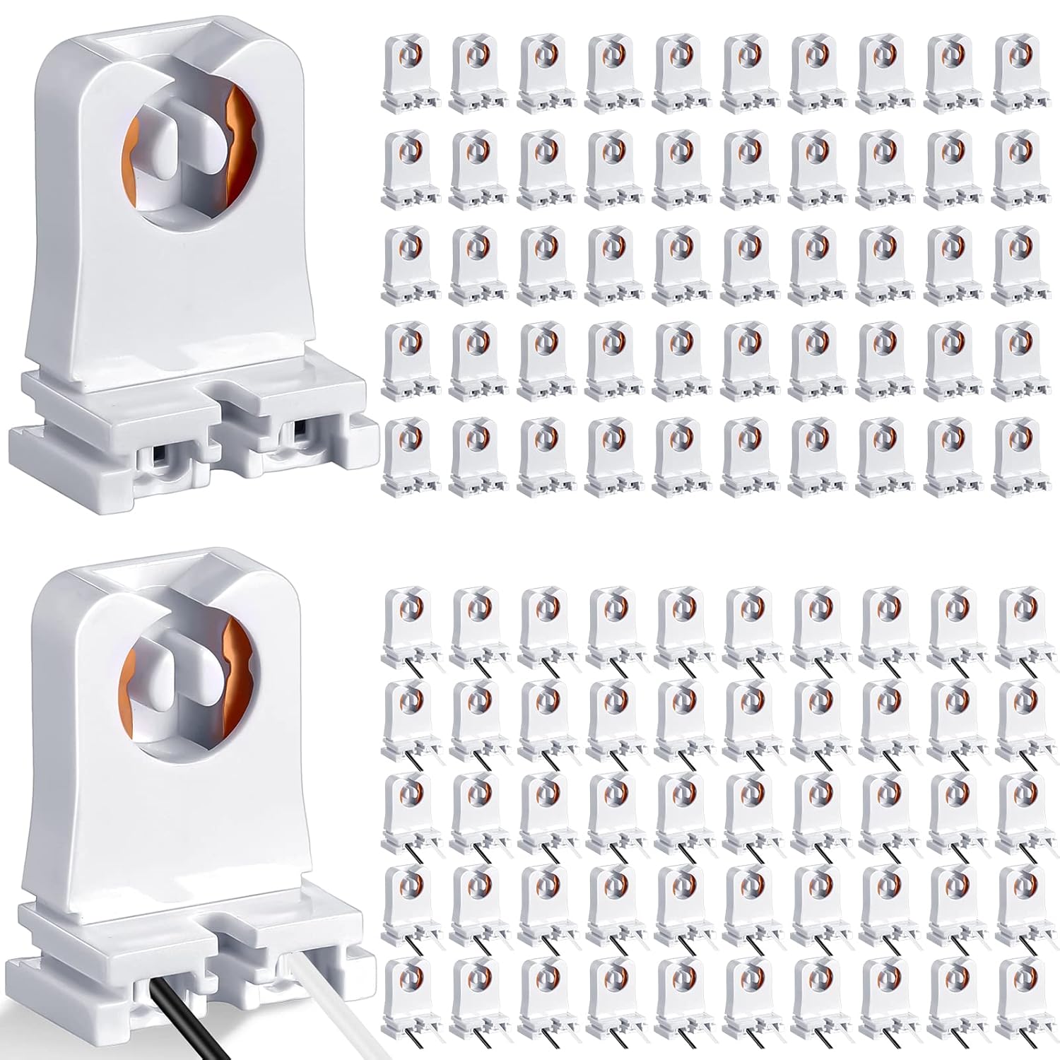 Non Shunted Turn Type T8 Lamp Holder UL Socket Tombstone Lamp Socket ...