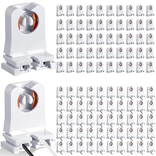 Non Shunted Turn Type T8 Lamp Holder UL Socket Tombstone Lamp Socket ...