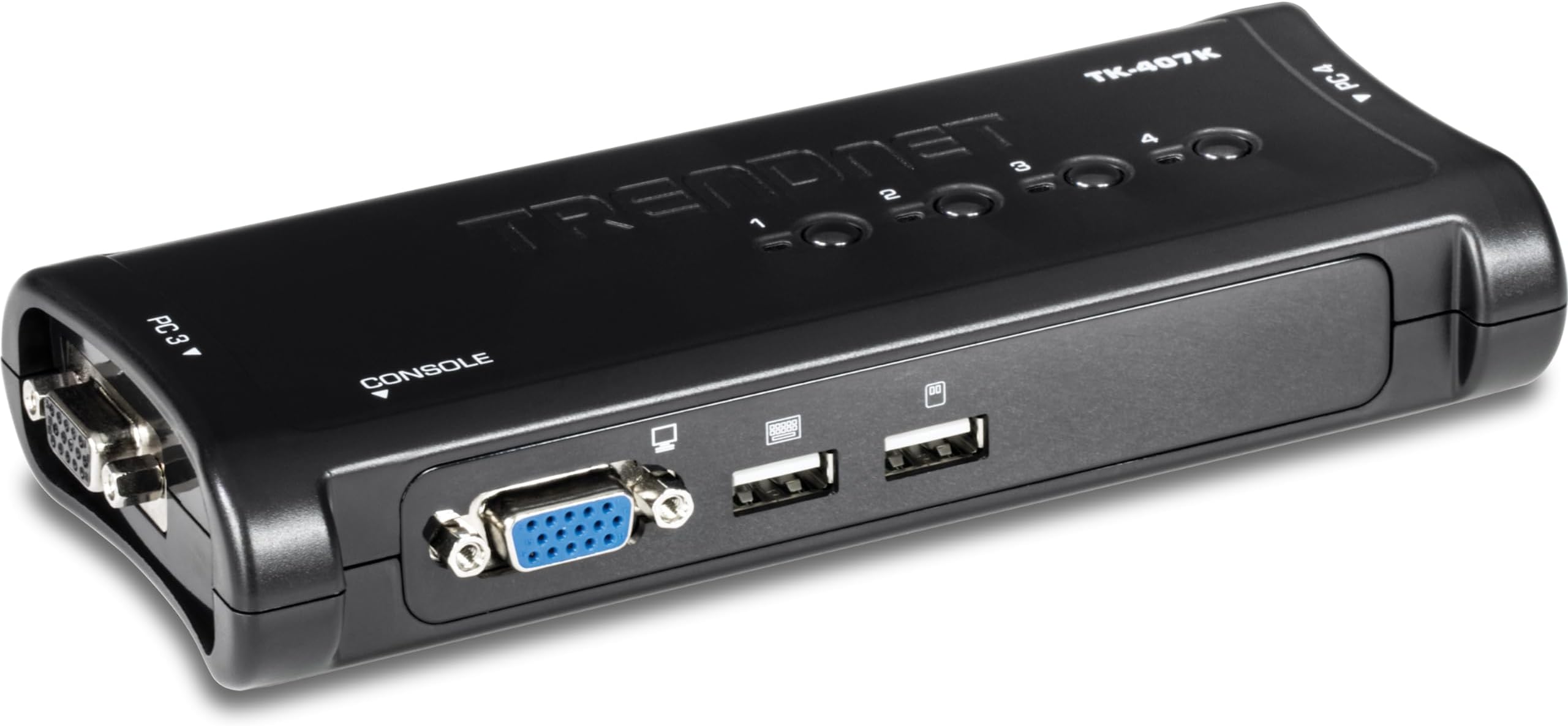 Amazon.com: TRENDnet 4-Port USB KVM Switch and Cable Kit With Audio ...