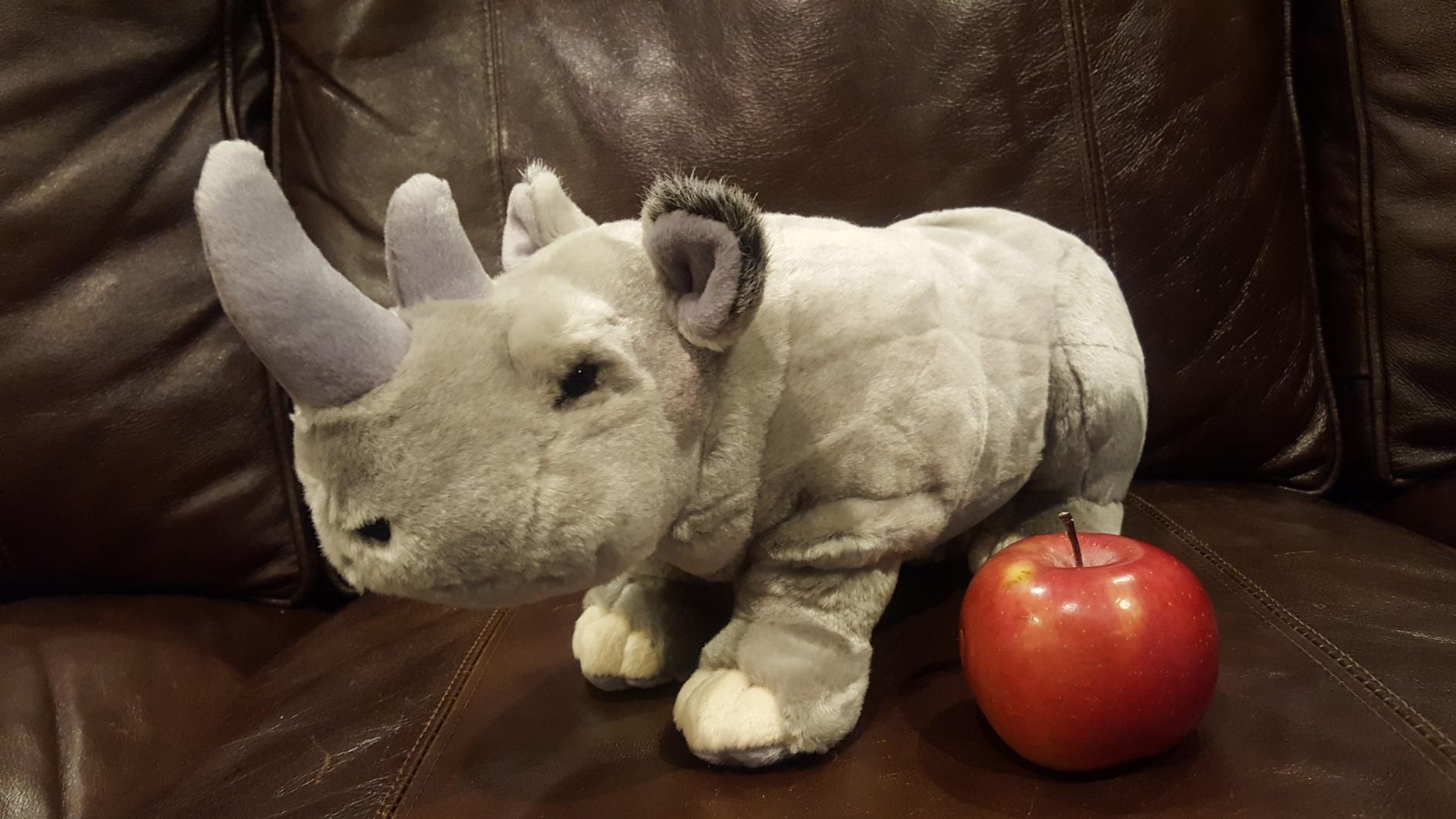 Amazon.com: VIAHART Rhodie The Rhino - 12.5 Inch Stuffed Animal Plush ...