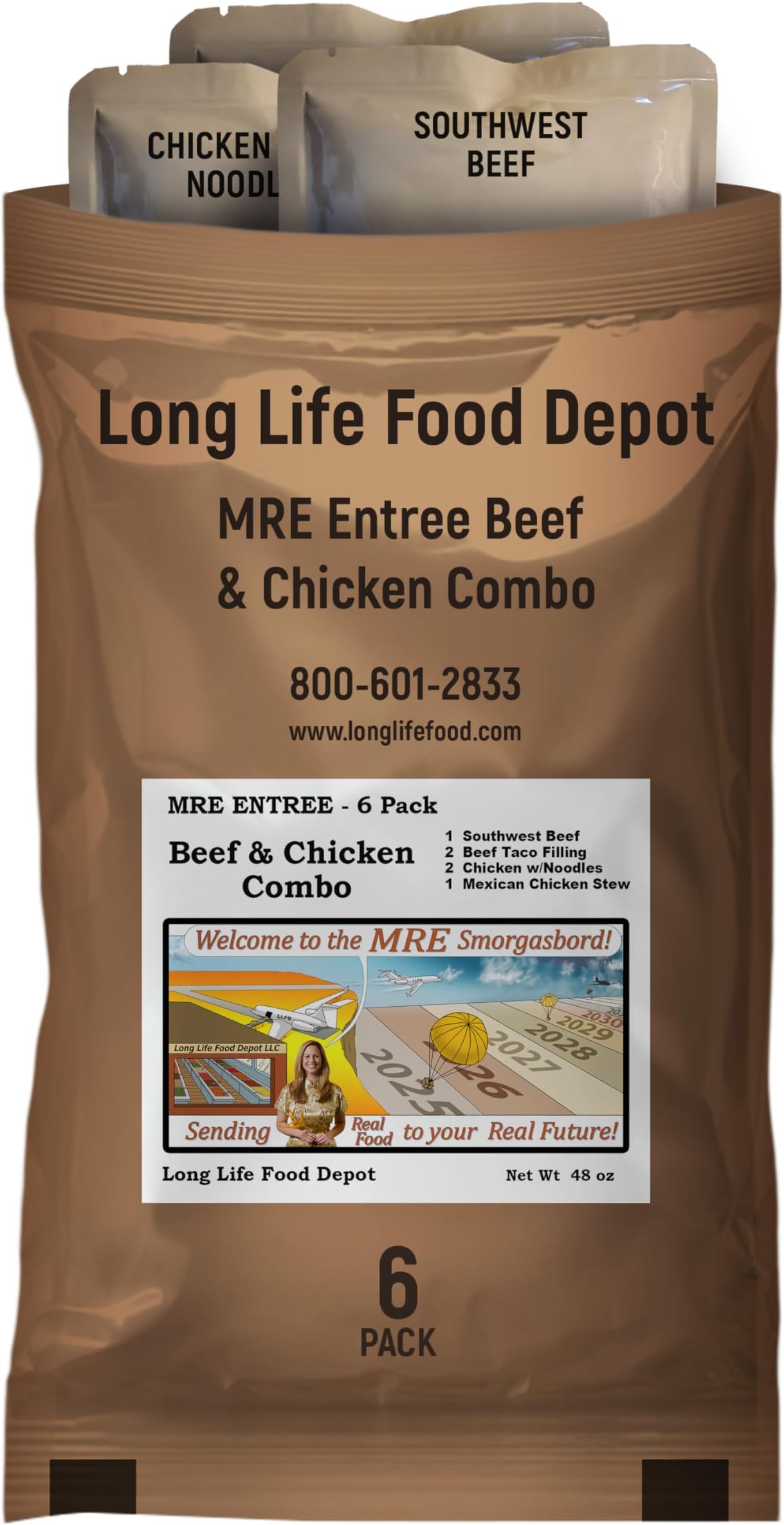 Amazon.com : Military MRE Meals Ready to Eat (4 Pack) – Emergency Food ...
