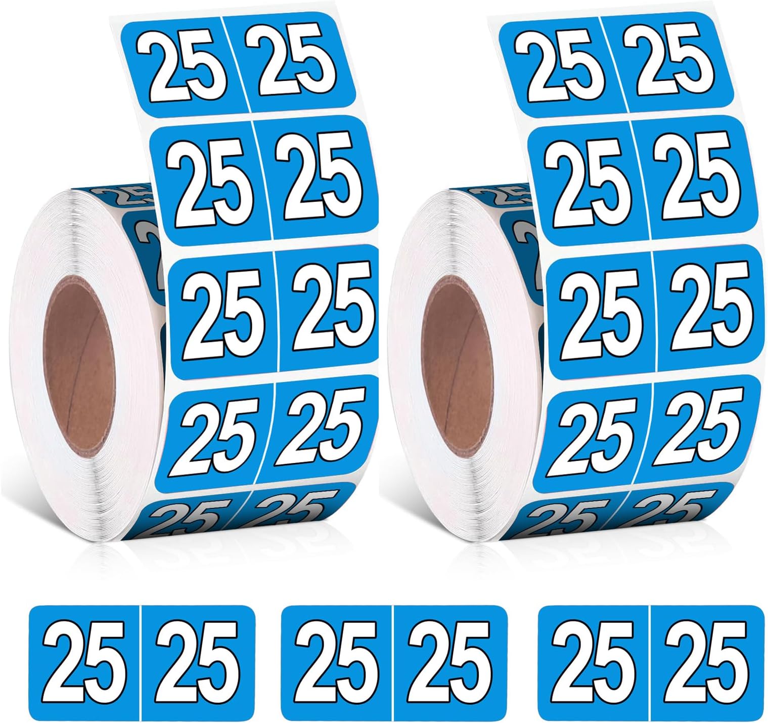 Amazon.com : 500pcs 2025 Stickers, File Folder Year Labels 2025 Number ...