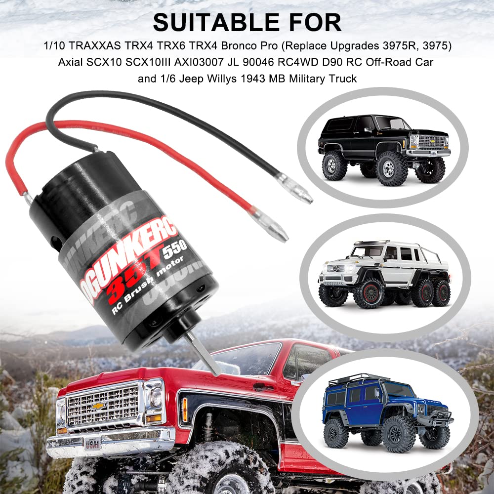 Snapklik.com : OGRC Motor 550 35T Brushed Motor For TRAXXAS TRX4 TRX6 ...