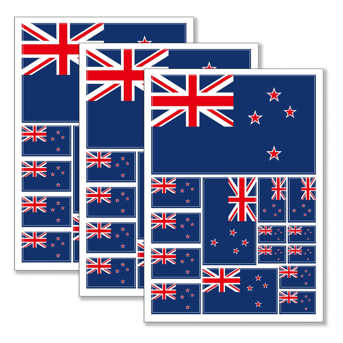 Amazon.com - QQSD New Zealand Flag Sticker New Zealander Decal in ...