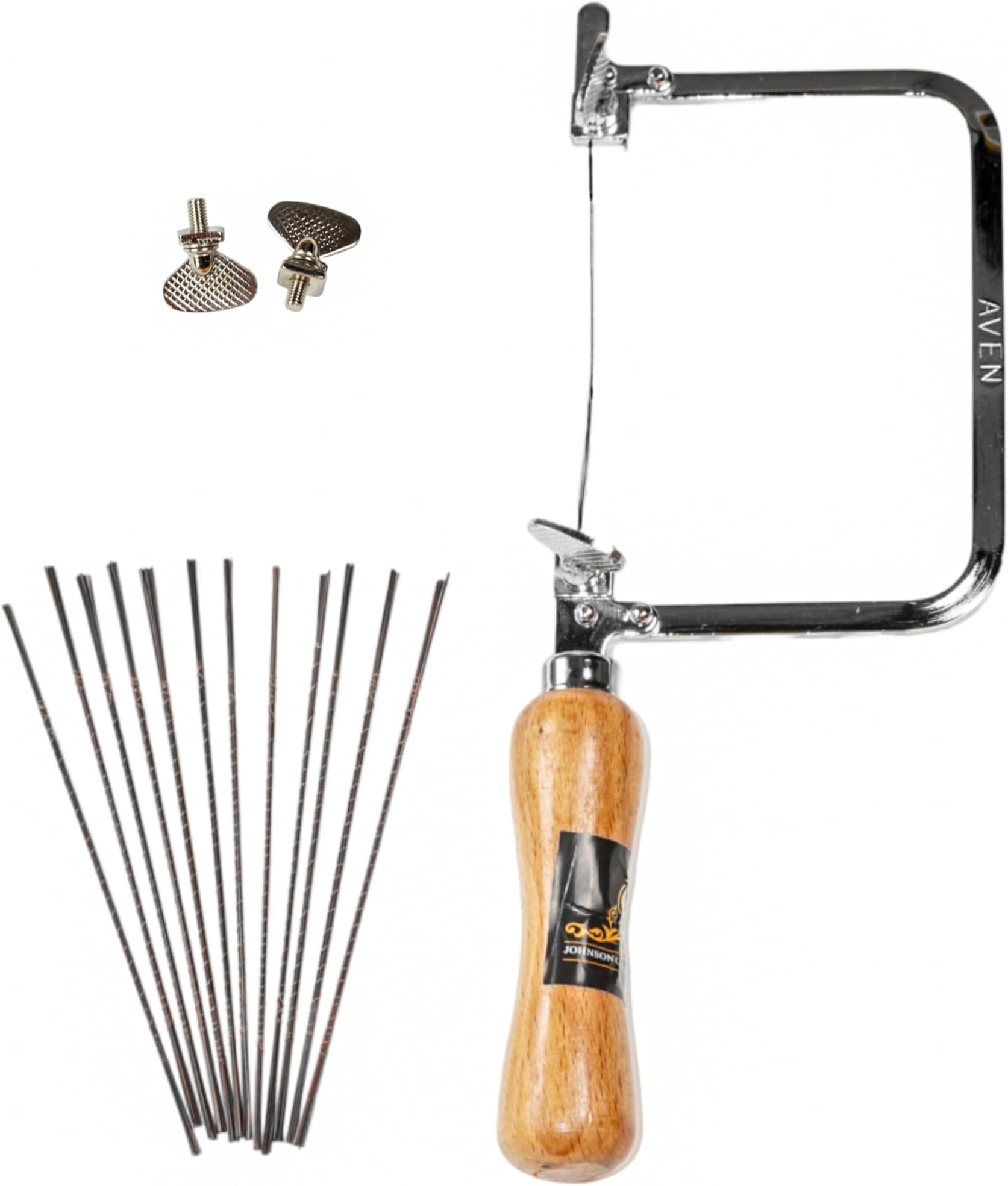 Johnson Tools Aven jewelers Coping Hand Saw Frame with 120pcs of Blades ...