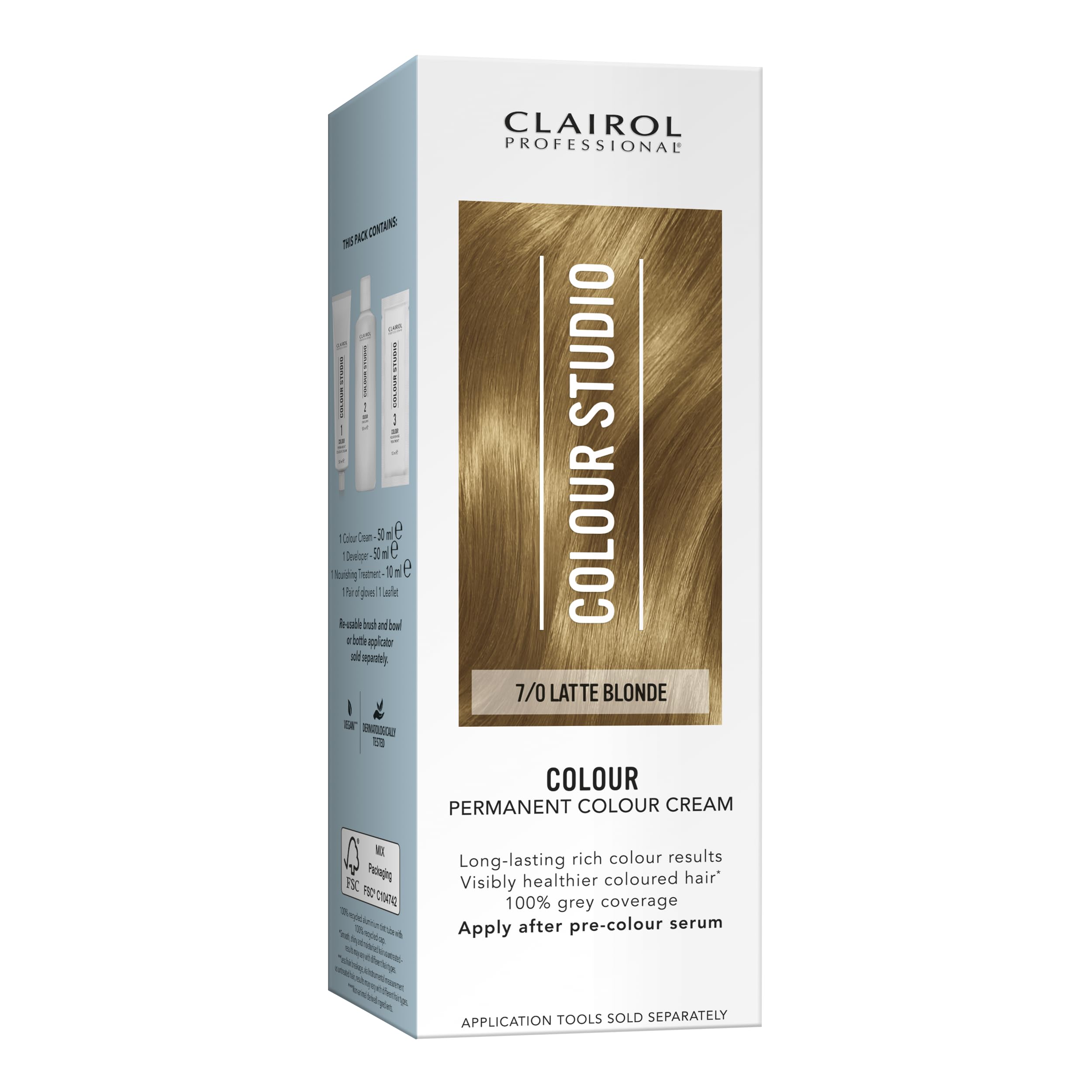 Clairol Colour Studio Permanent Colour Cream | Hair Dye | Long-lasting ...