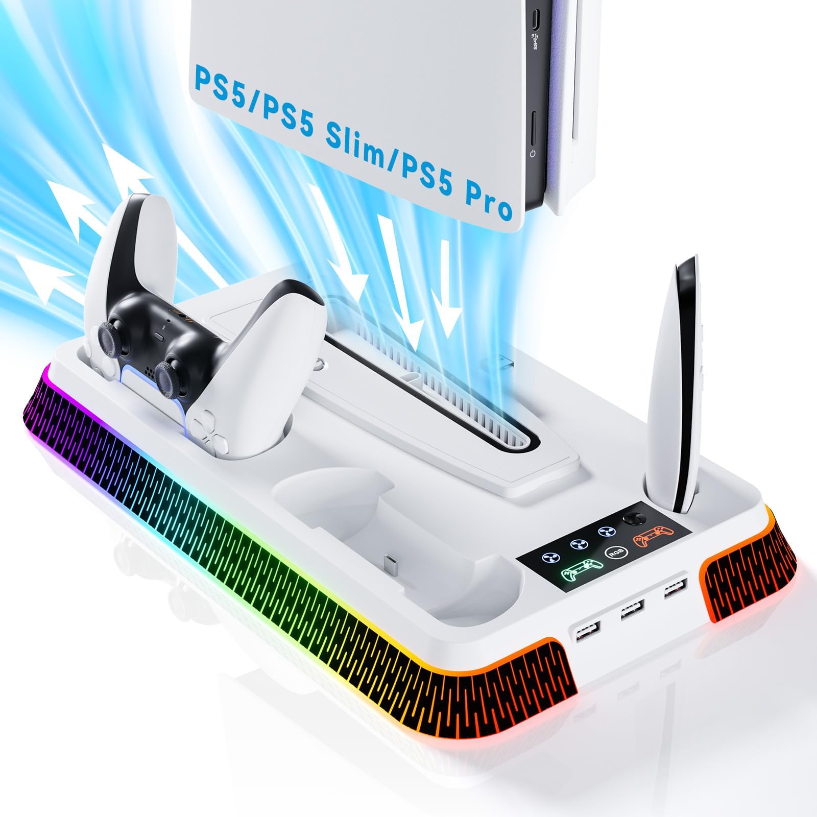 Amazon.co.jp: PS5 Pro/PS5/PS5 Slim対応 縦置きスタンド 【新登場 PS5 pro/slim対応】ps5 ...