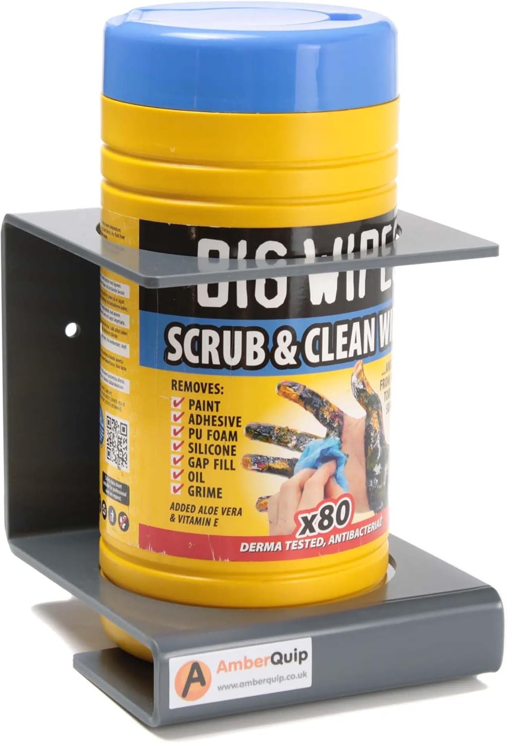 Hand wipe holder for containers up to 120mm diameter. Ideal for Van ...