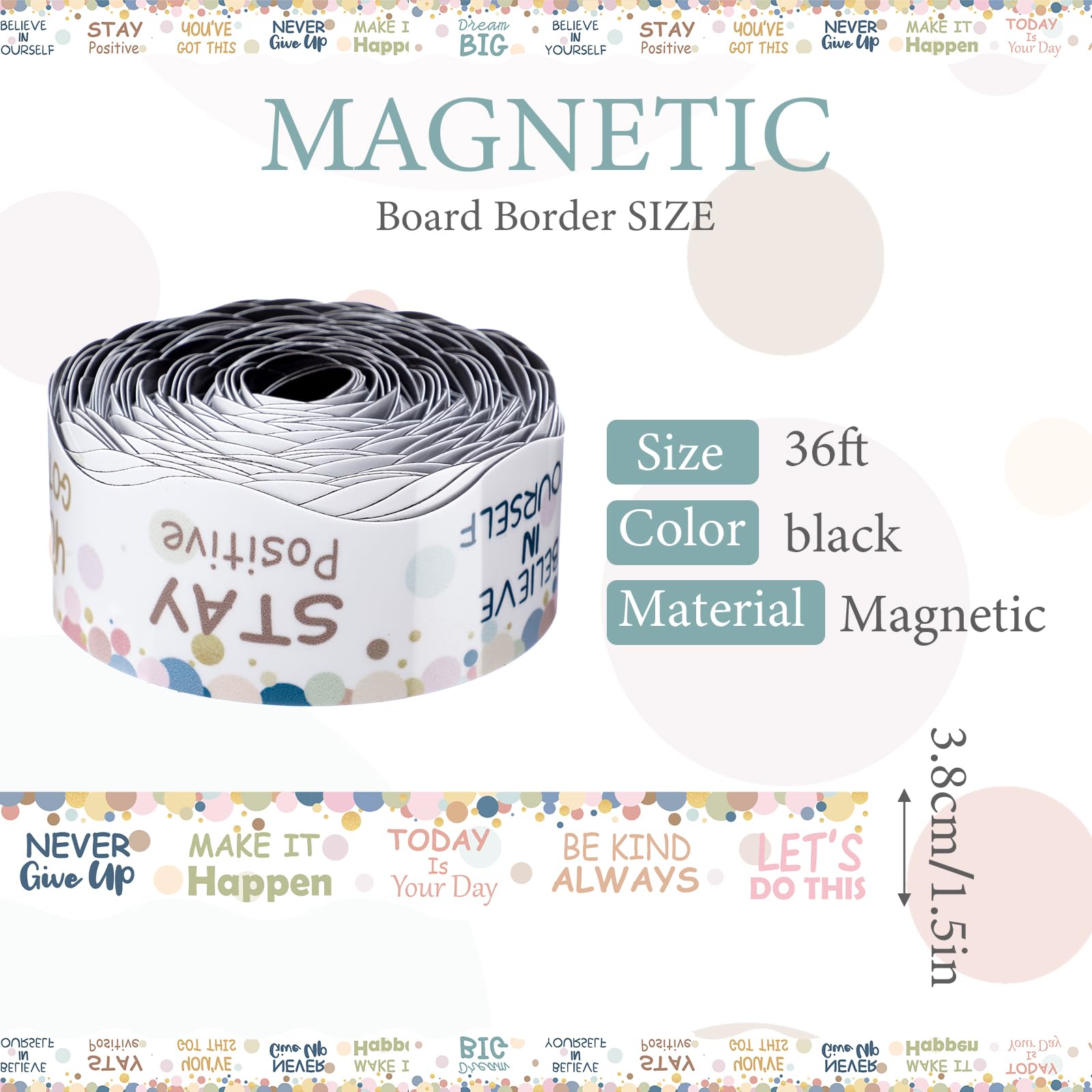 Snapklik.com : Tellegloww 36 Ft Scalloped Magnetic Border Magnetic ...