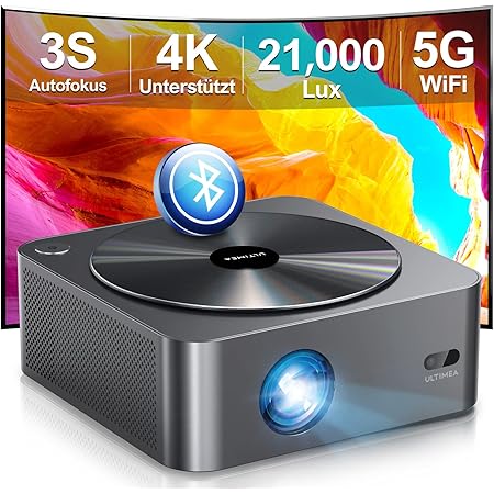 Beamer Full HD, 5G WiFi Bluetooth Beamer 12000 Lumen Native 1080P ...