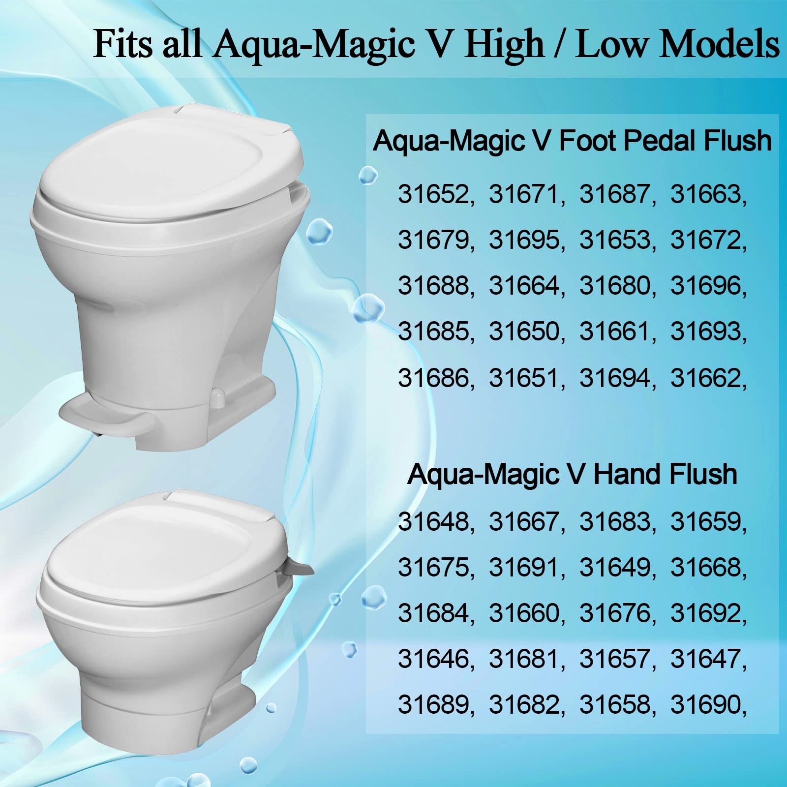 Aqua Magic Rv Toilet Parts
