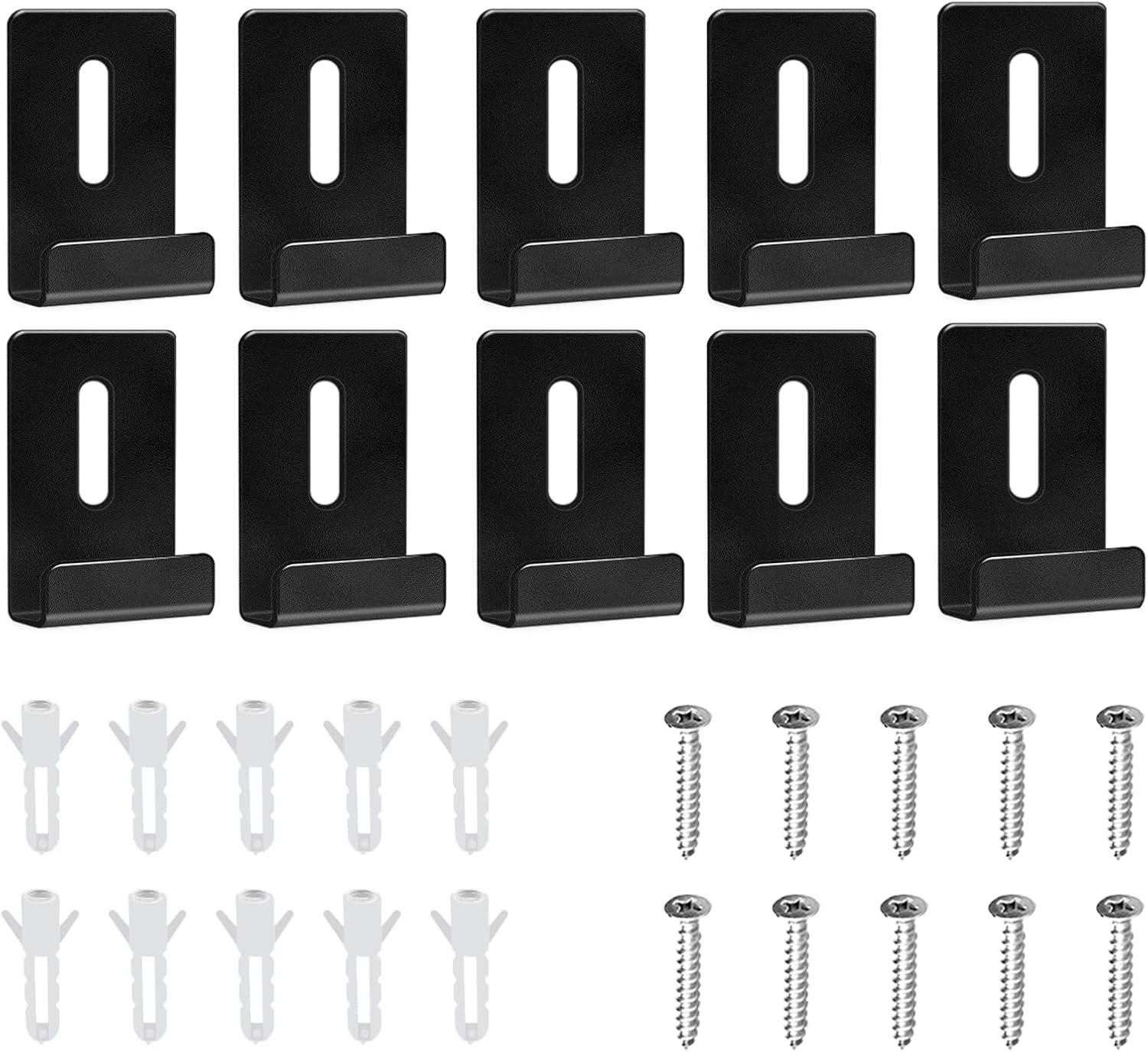 Amazon.com: 10Pcs Metal Mirror Clips Kit Wide Channel Mirror Holder ...