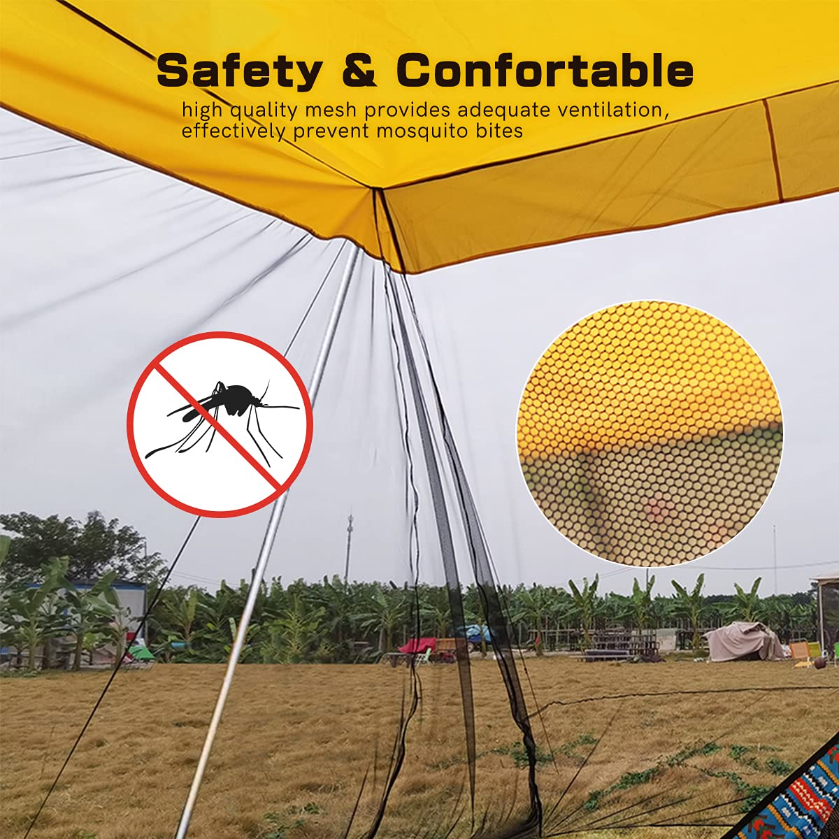 Car Awning Sun Shelter Camping SUV Rear Tent,Portable Waterproof Roof ...