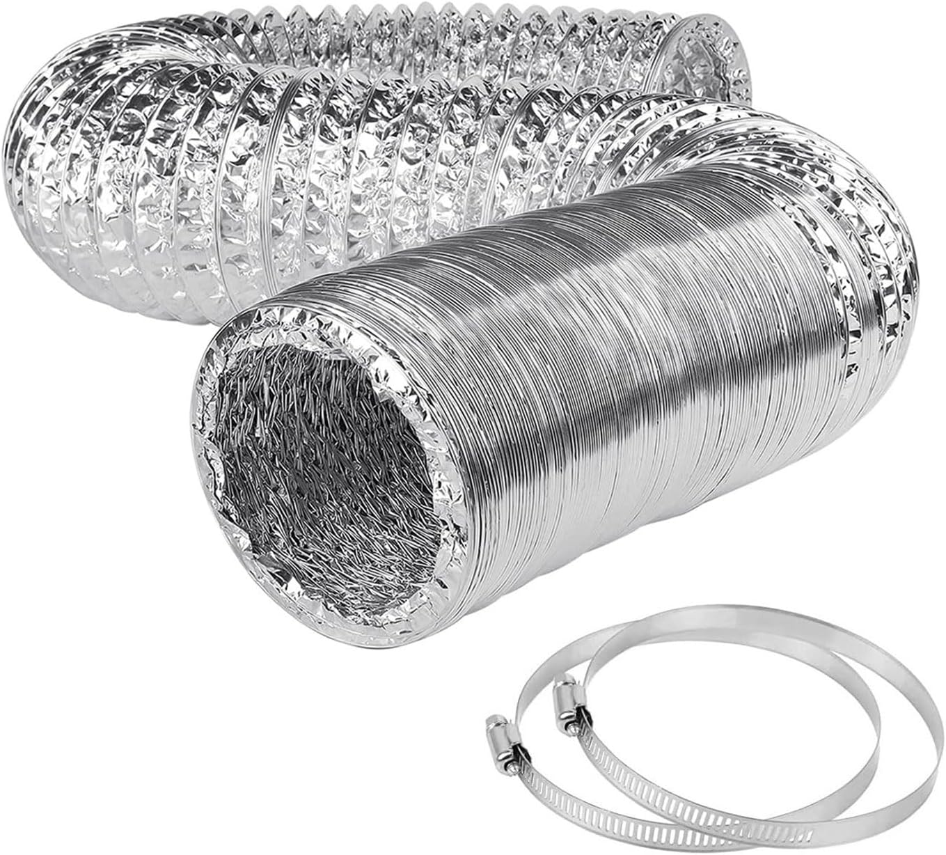 Amazon.com: AITAF Aluminium Flexible Fan Ducting Ø 80/100/110/120/150 ...