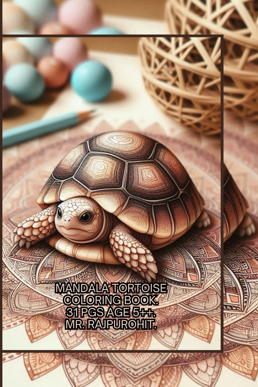 MANDALA TORTOISE COLORING BOOK. : RAJPUROHIT., MR.: Amazon.co.uk: Books