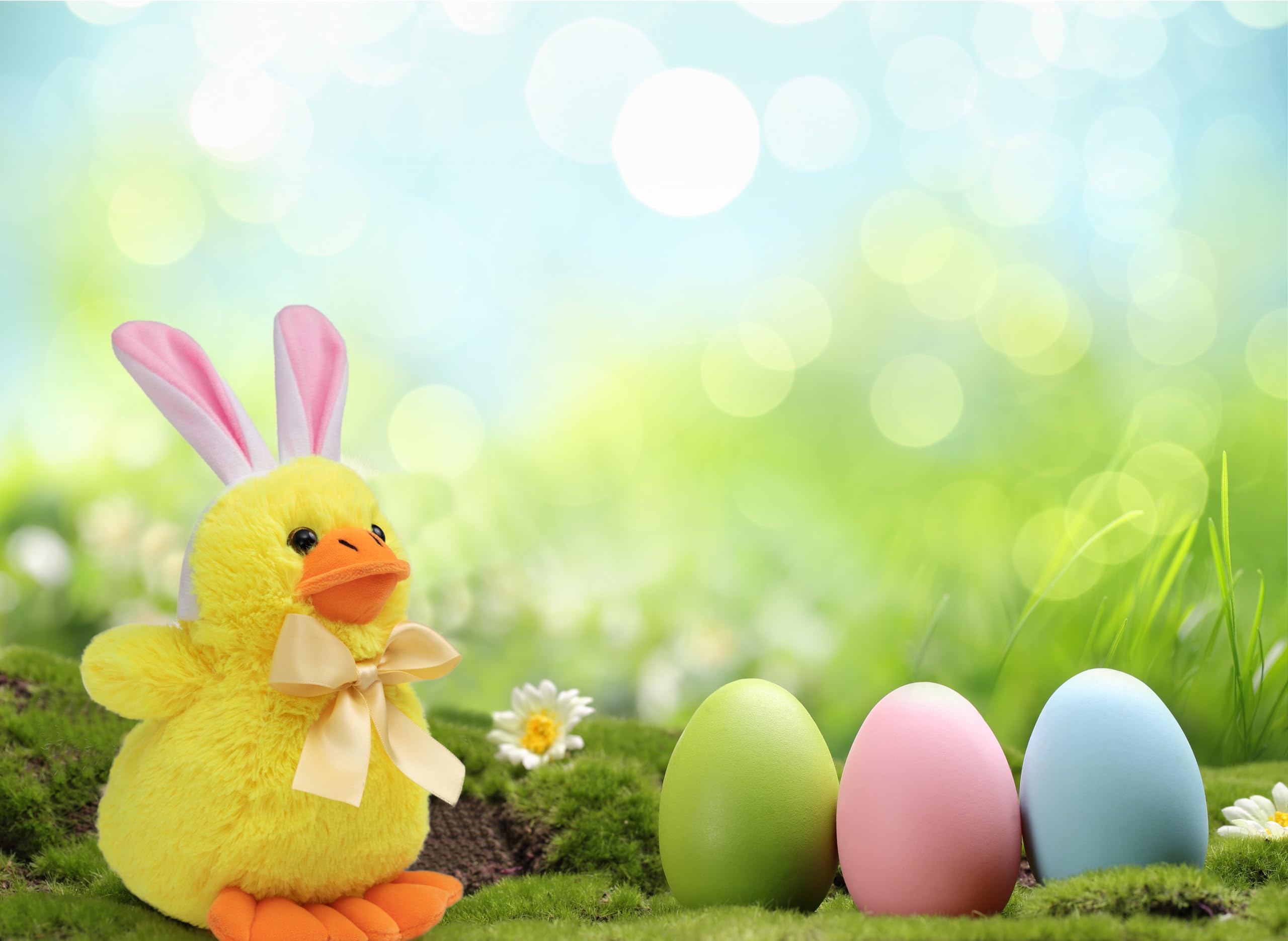 Snapklik.com : HollyHOME Easter Bunny Duck Stuffed Animal Easter ...