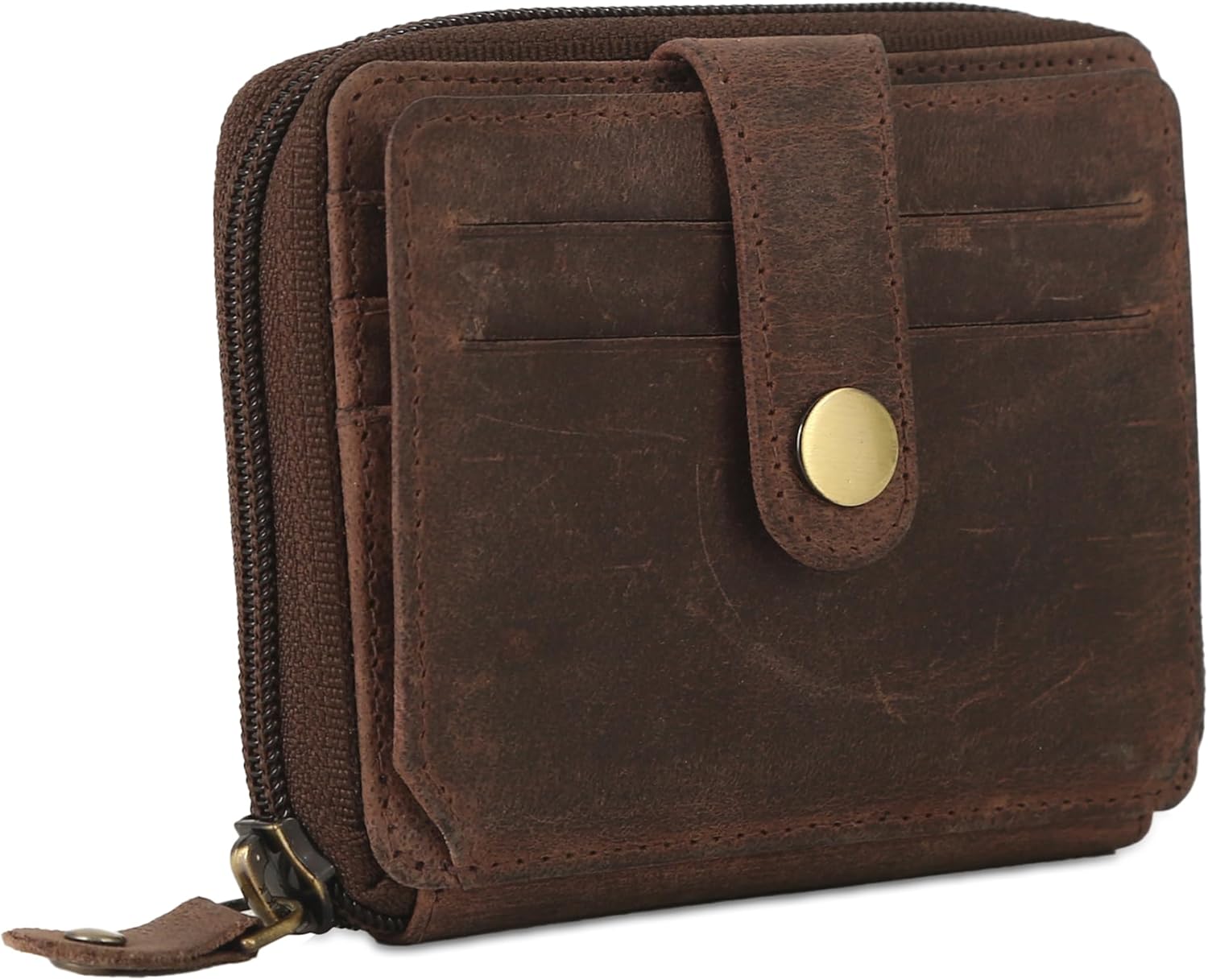 Amazon.com: SH SHIFAA HANDICRAFT Genuine Leather Wallet for Men Large ...