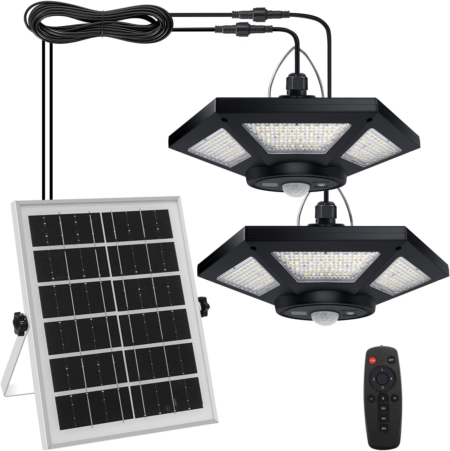 Kyson Indoor Solar Barn Lights,Solar Powered Led Shed Light with On Off ...