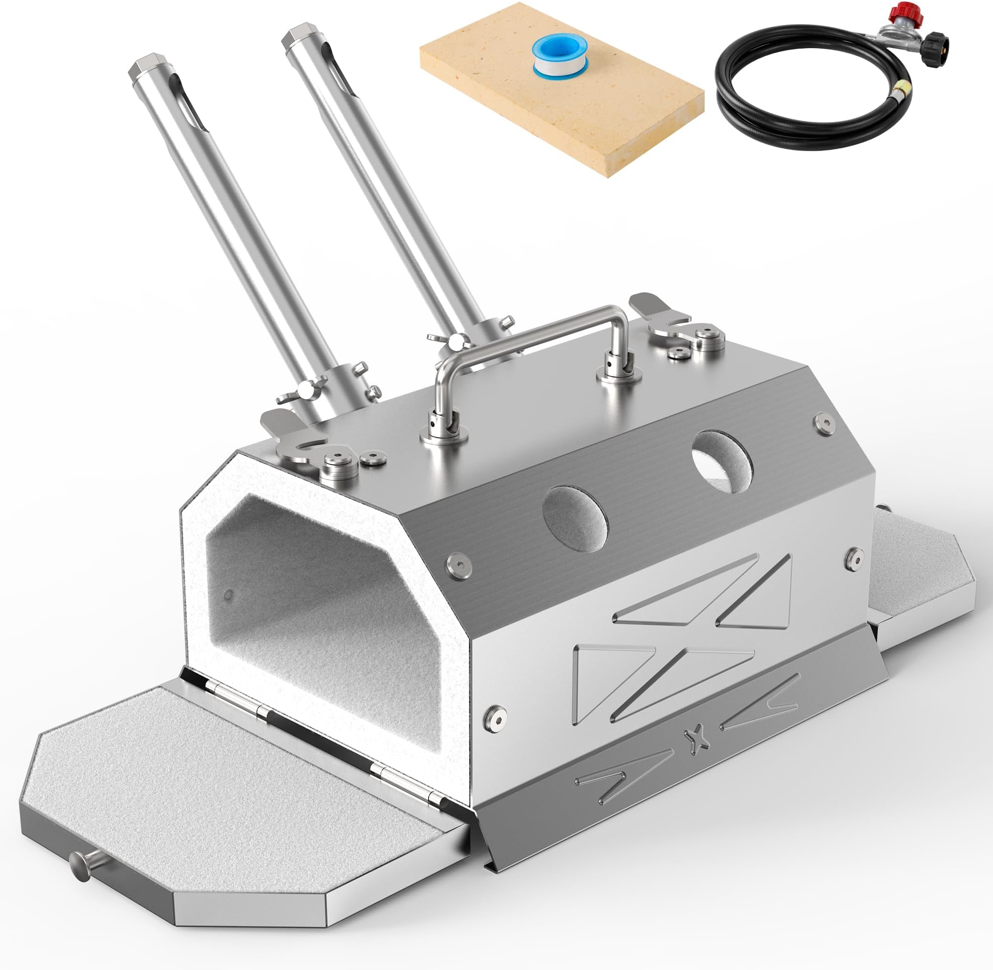 Nelyrho Portable Blacksmith Beginner Forge Kit With 30PSI Regulator ...