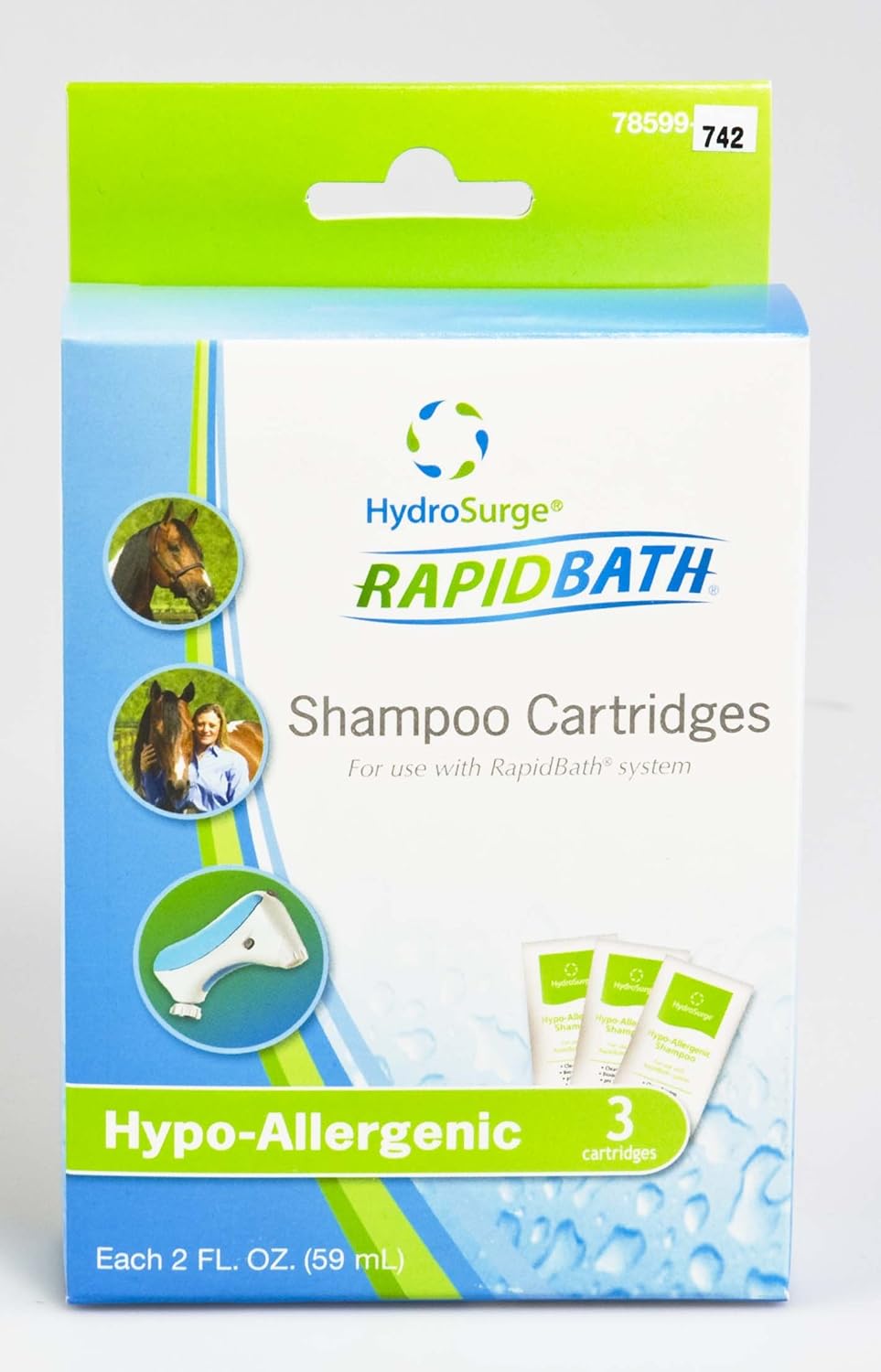 Amazon.com : HydroSurge Rapid Bath Hypo-Allergenic Equine Shampoo ...