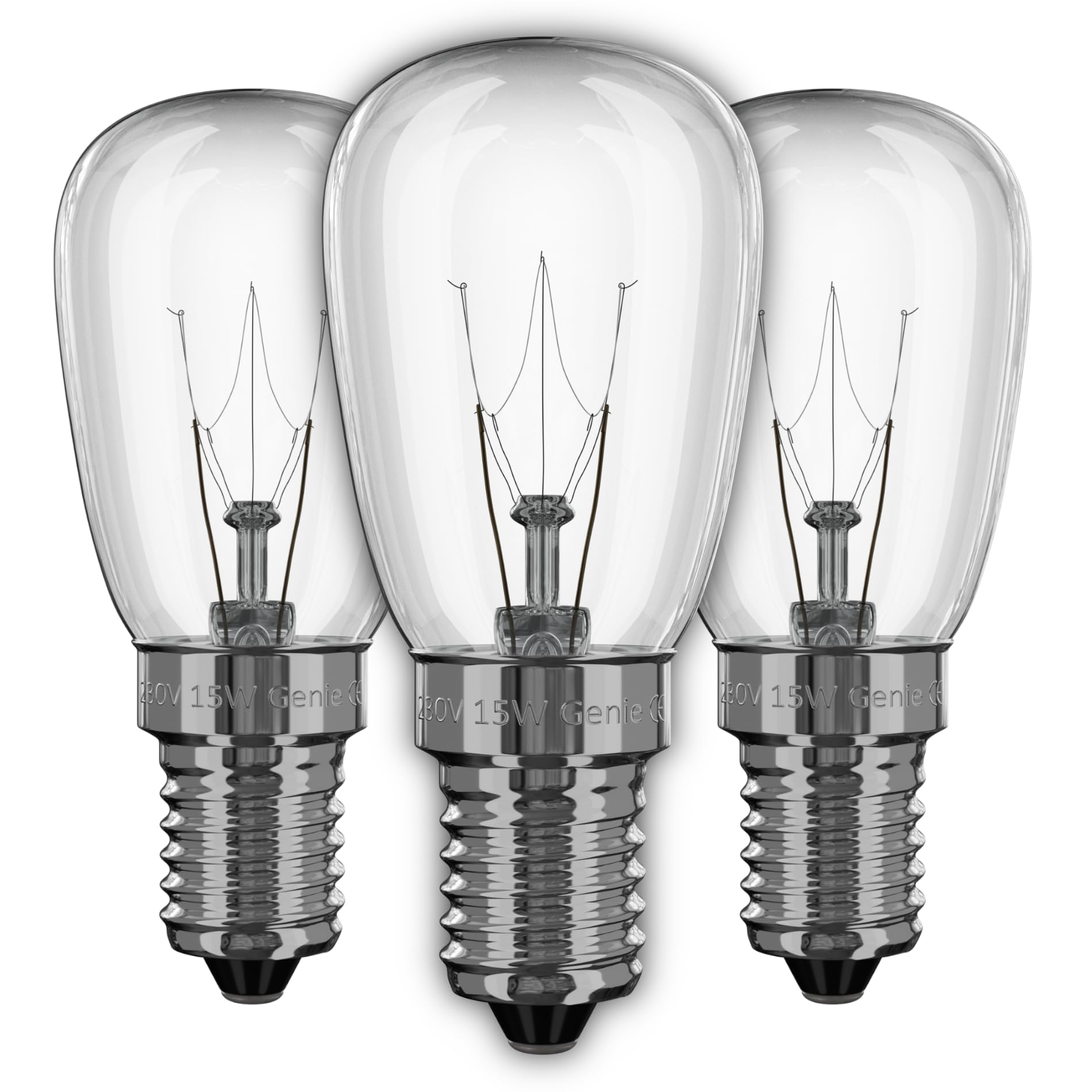 Flea Lamp Glass Light Bulbs (Pack of 3) 15W 230V for Medipaq Fly-Bye ...