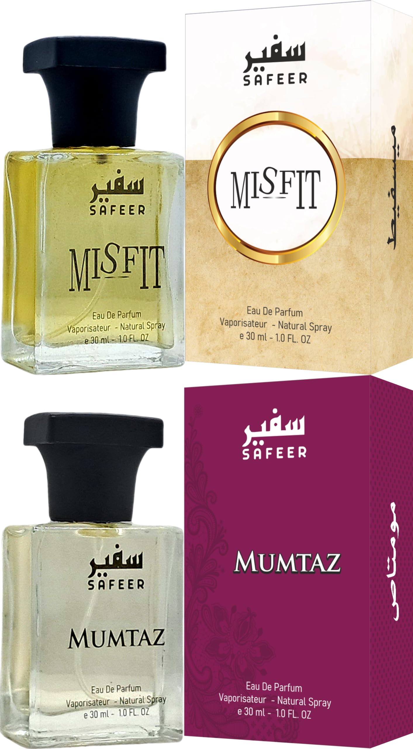 Buy Safeer Perfume Misfit, Mumtaz 30 ml Each Eau de Parfum Pack of 2 ...